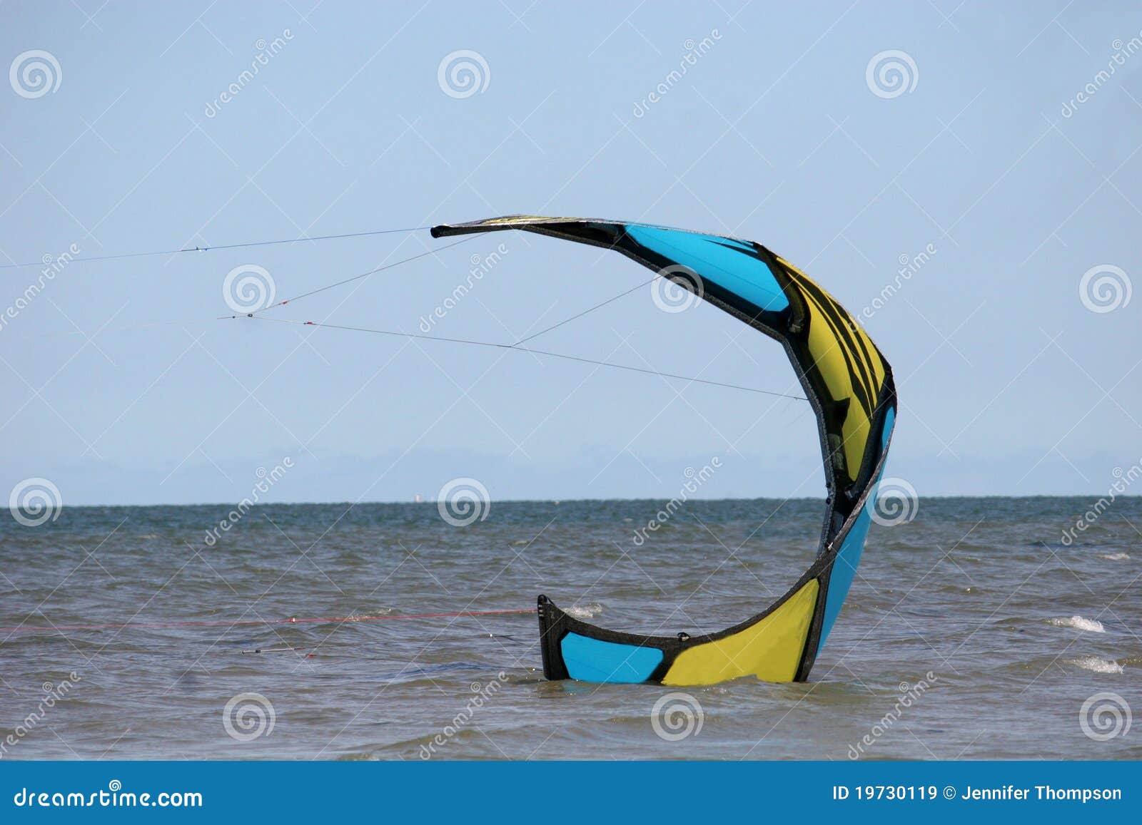 Power kite stock image. Image of kitesurfer, sail, sand - 19730119