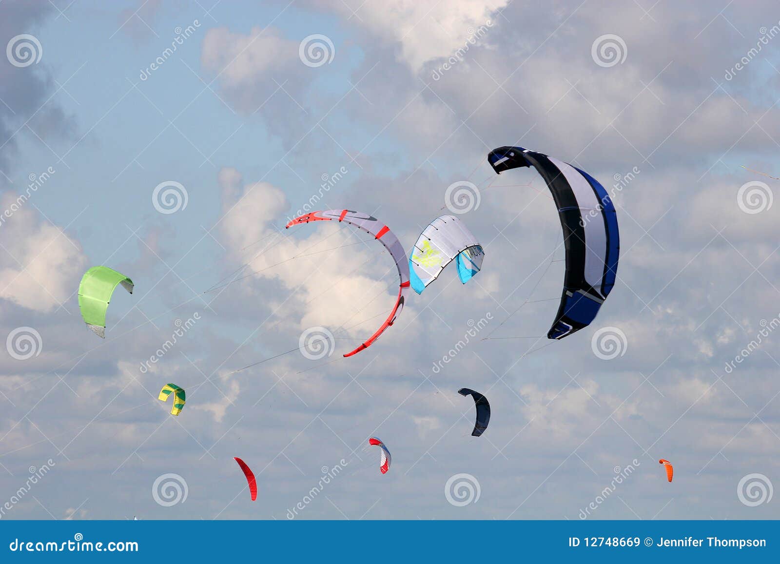 Power kites stock image. Image of beach, sailing, kite - 12748669
