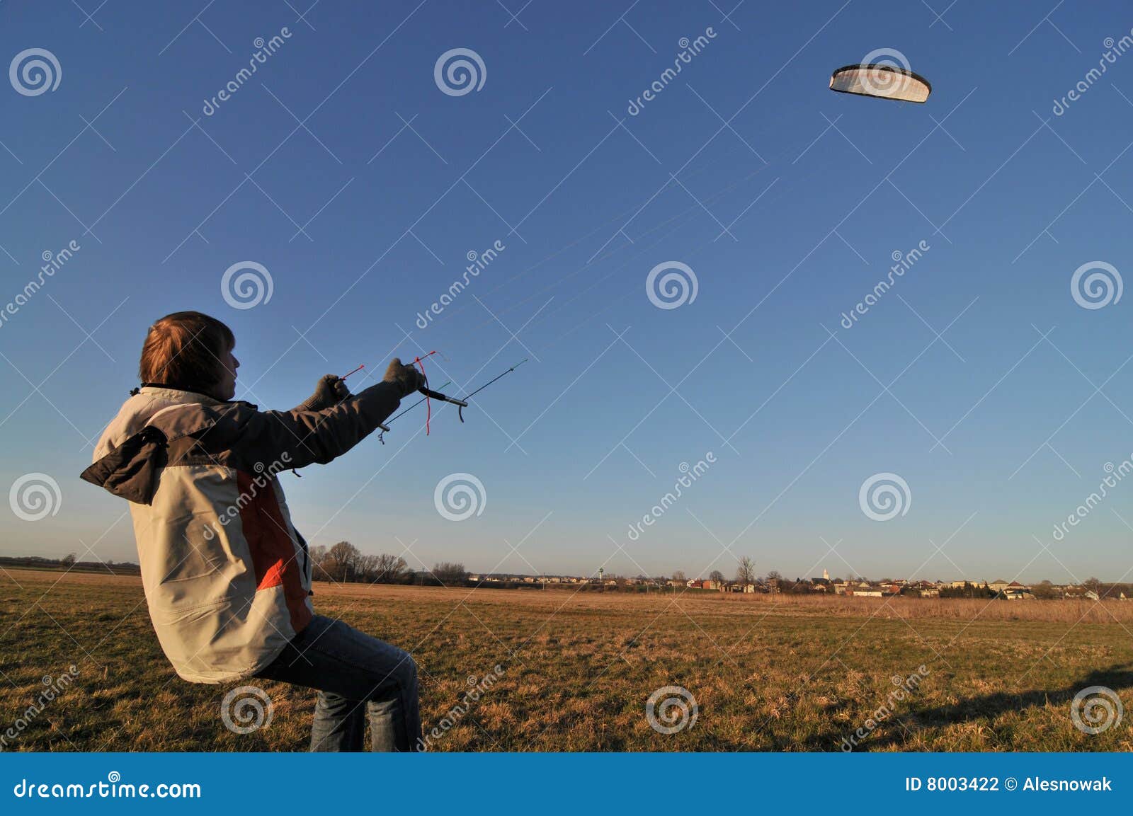 Power kiting stock photo. Image of high, lodge, freedom - 8003422