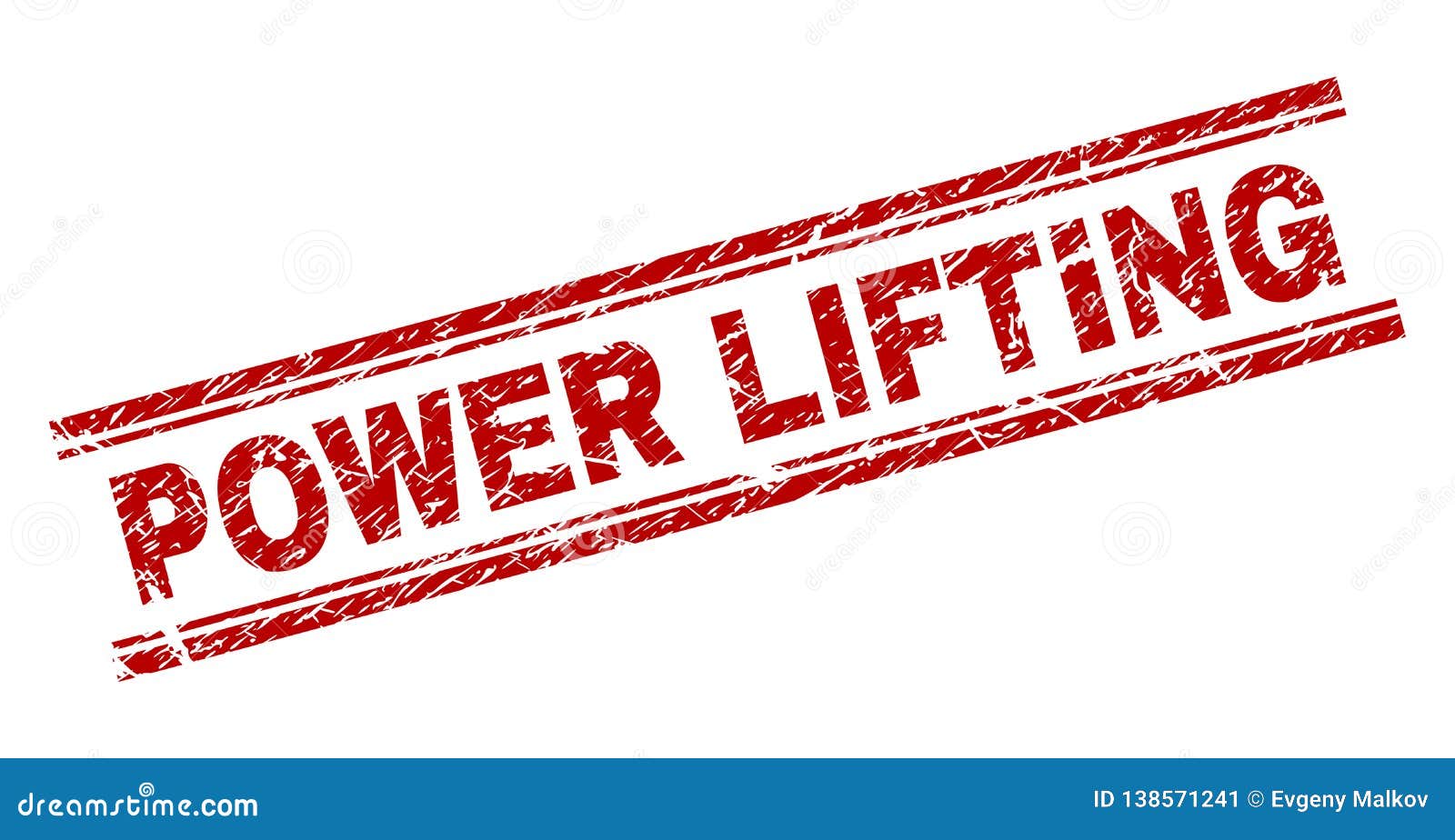 Grunge Textured POWER LIFTING Stamp Seal Stock Vector - Illustration of ...