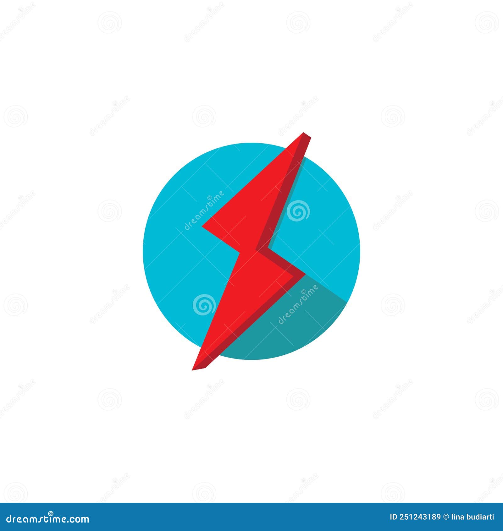Power lightning logo stock vector. Illustration of electrical - 251243189