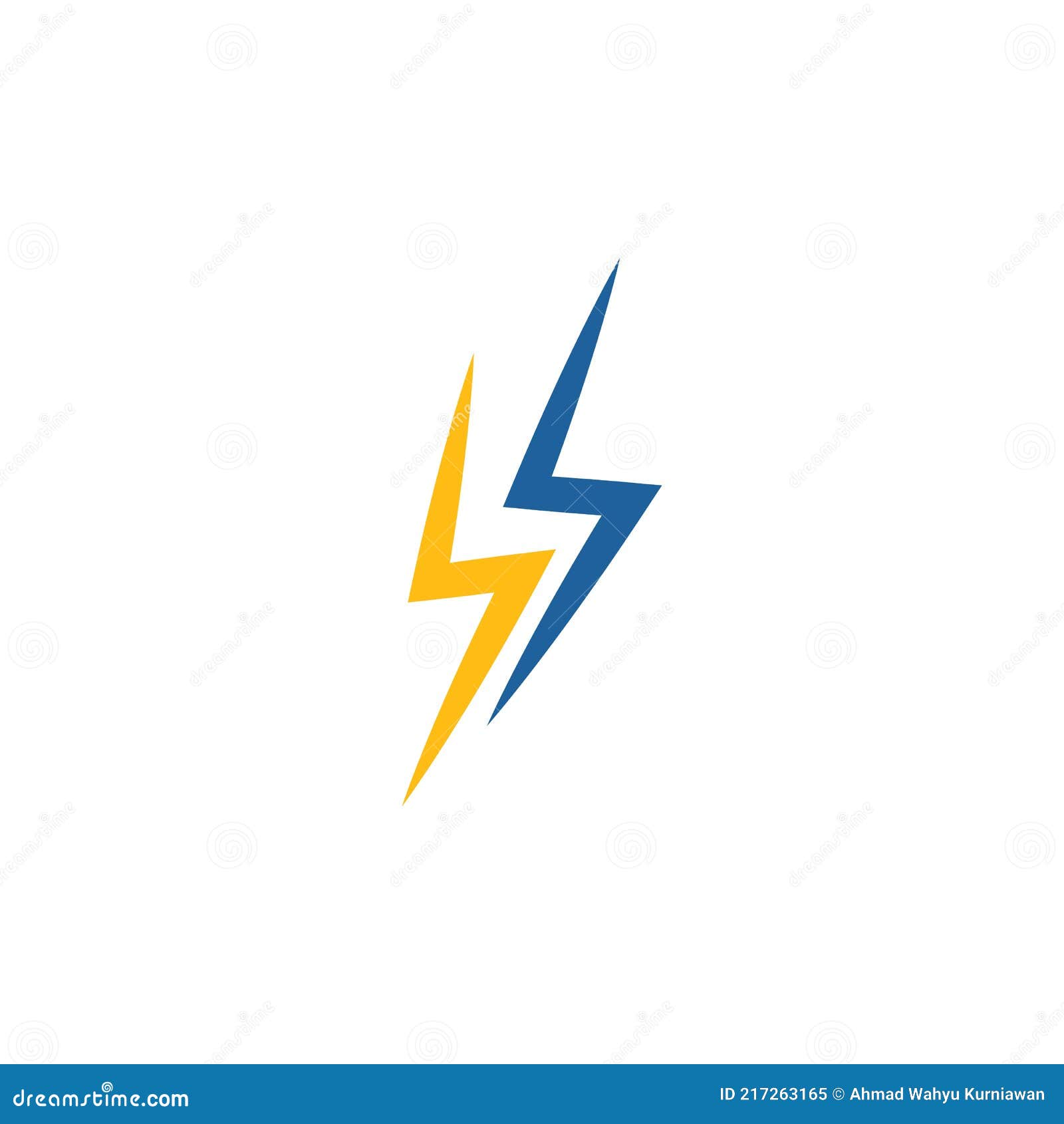 Power lightning stock vector. Illustration of electrical - 217263165