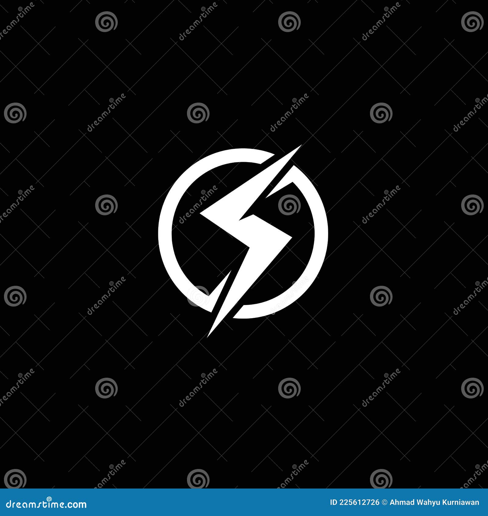 Power lightning logo stock vector. Illustration of emblem - 225612726
