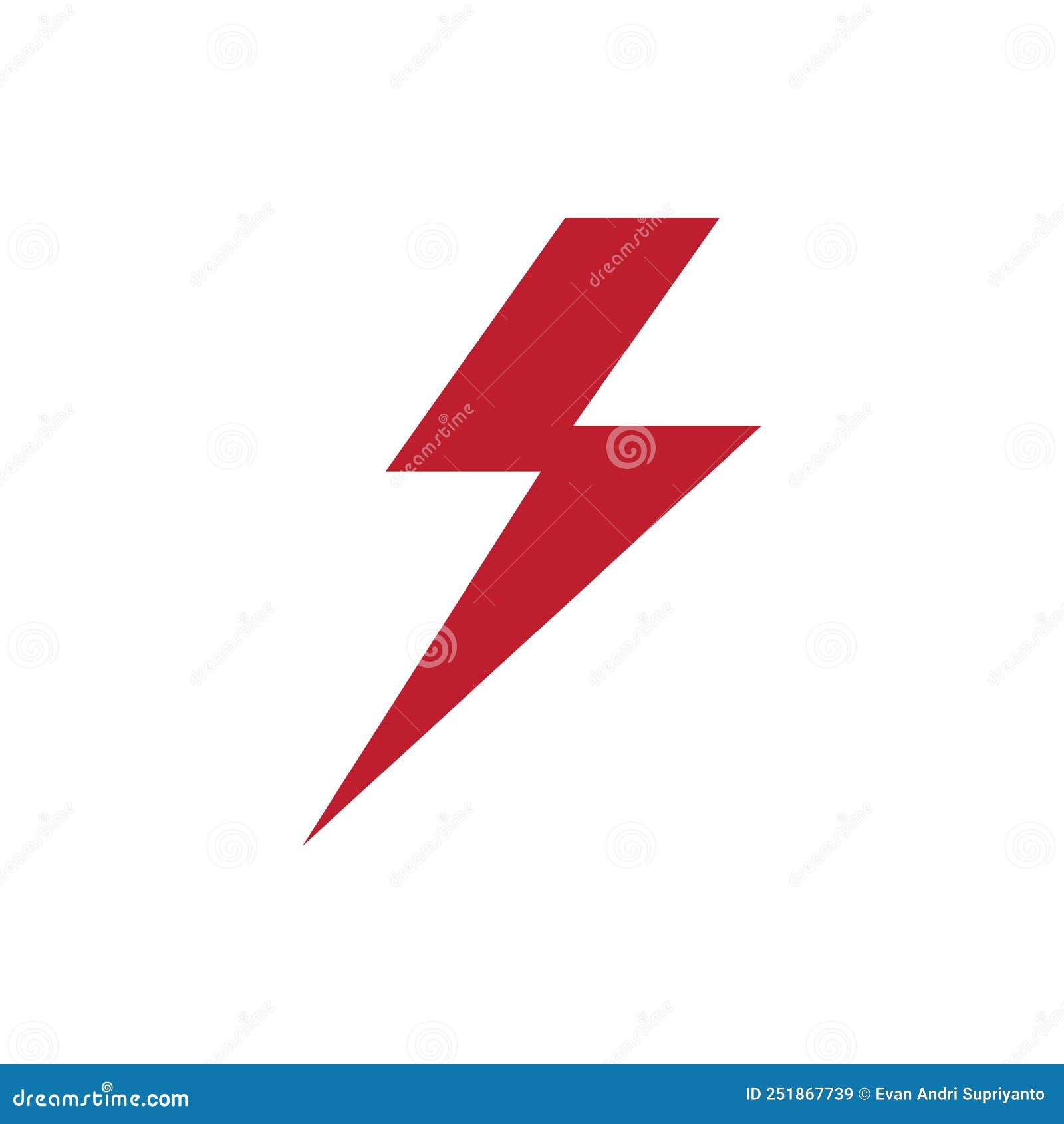 Power Lightning Logo Vector Design Stock Vector - Illustration of bolt ...