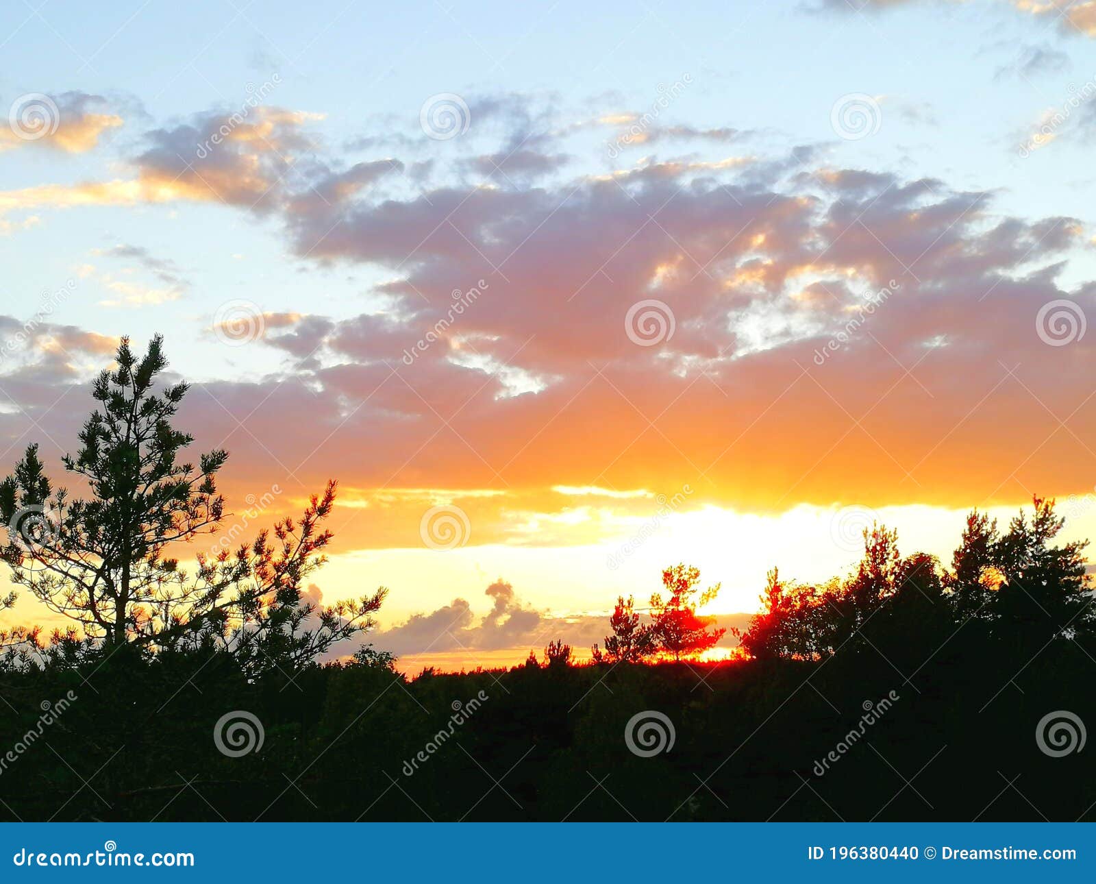 Power ligth Finland sky stock photo. Image of sunset - 196380440
