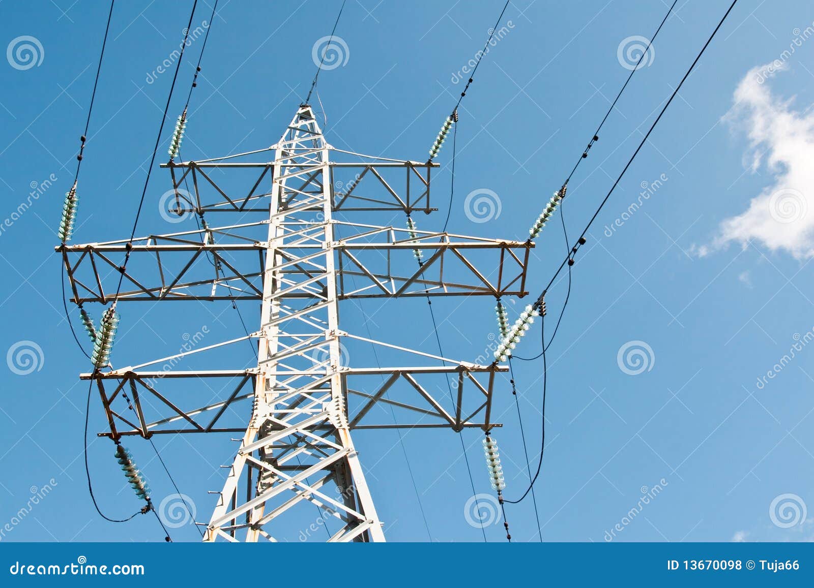 Power line stock photo. Image of built, industry, high - 13670098