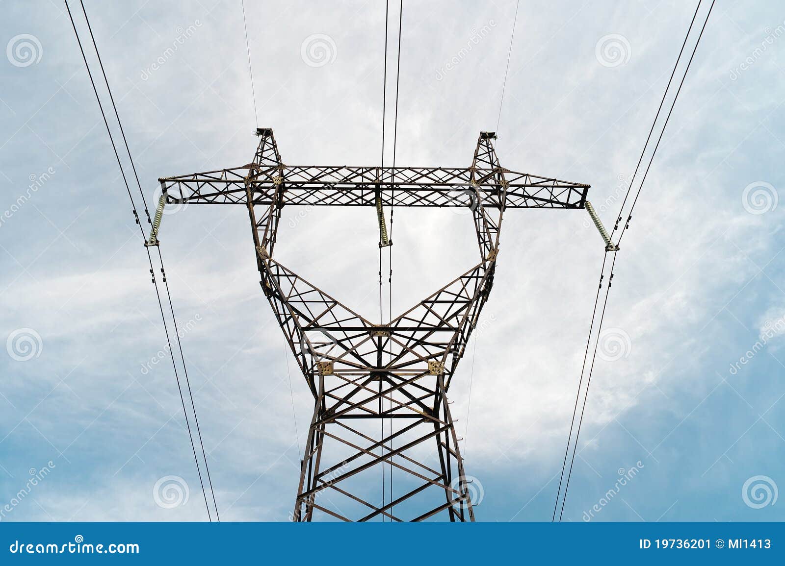 Power Line stock image. Image of station, energy, global - 19736201