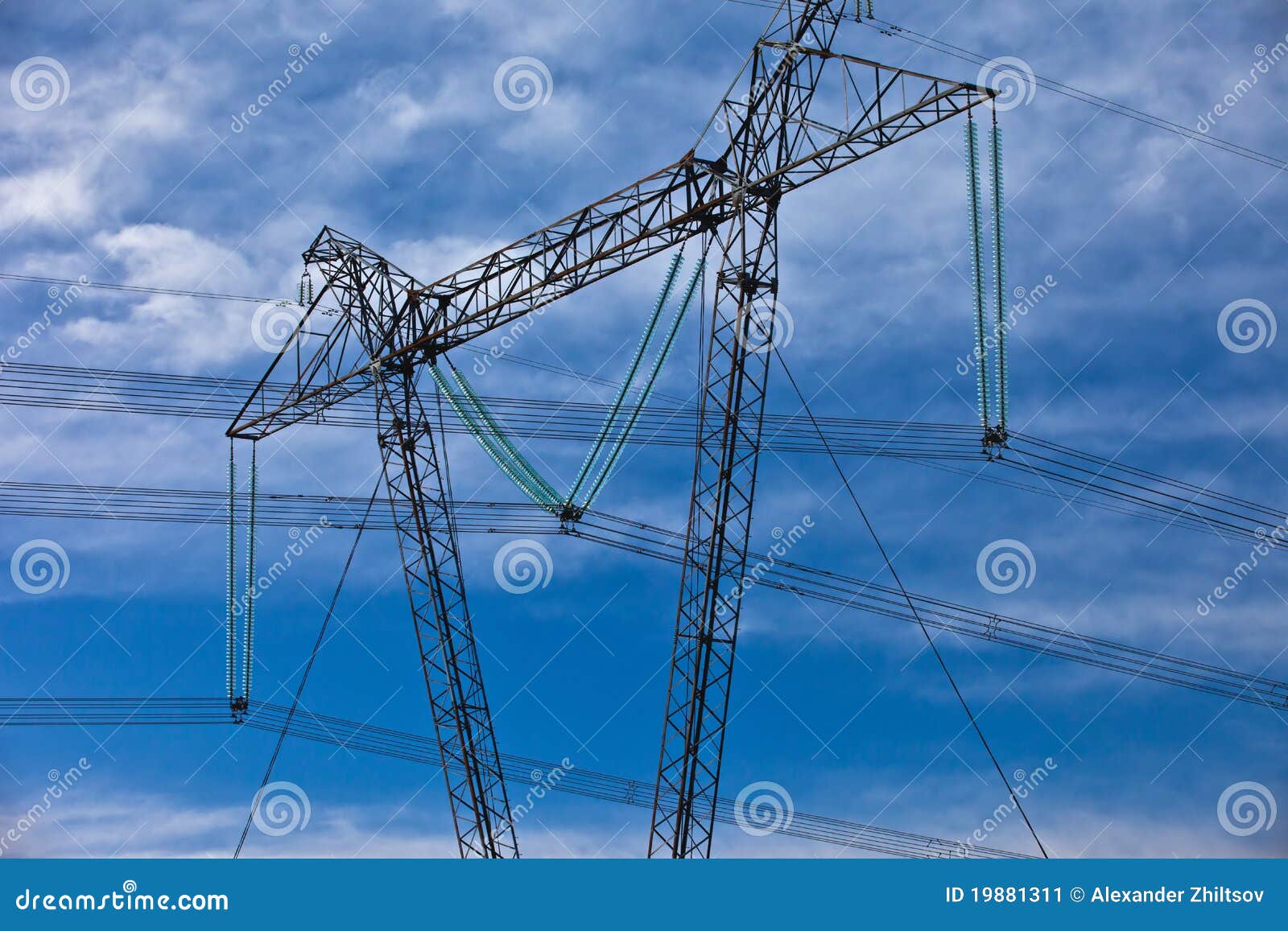 Power line stock image. Image of structure, electricity - 19881311