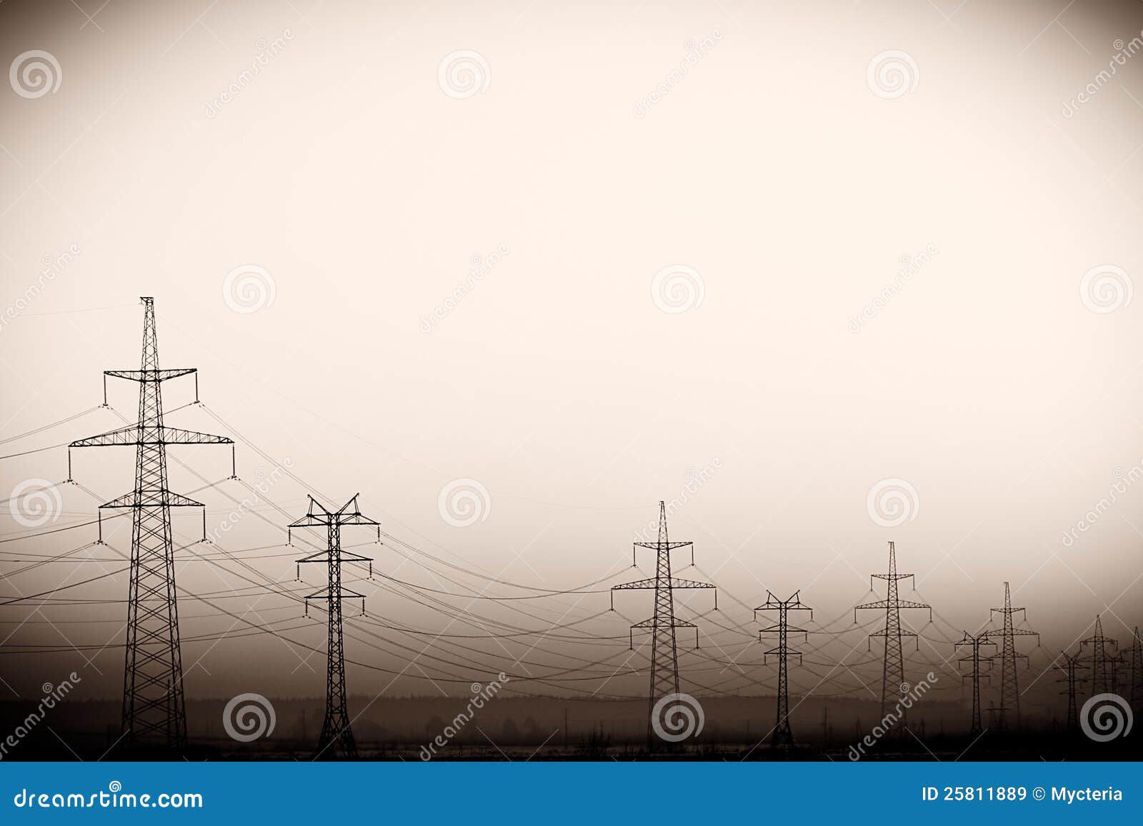 Power Line stock image. Image of color, structure, blue - 25811889