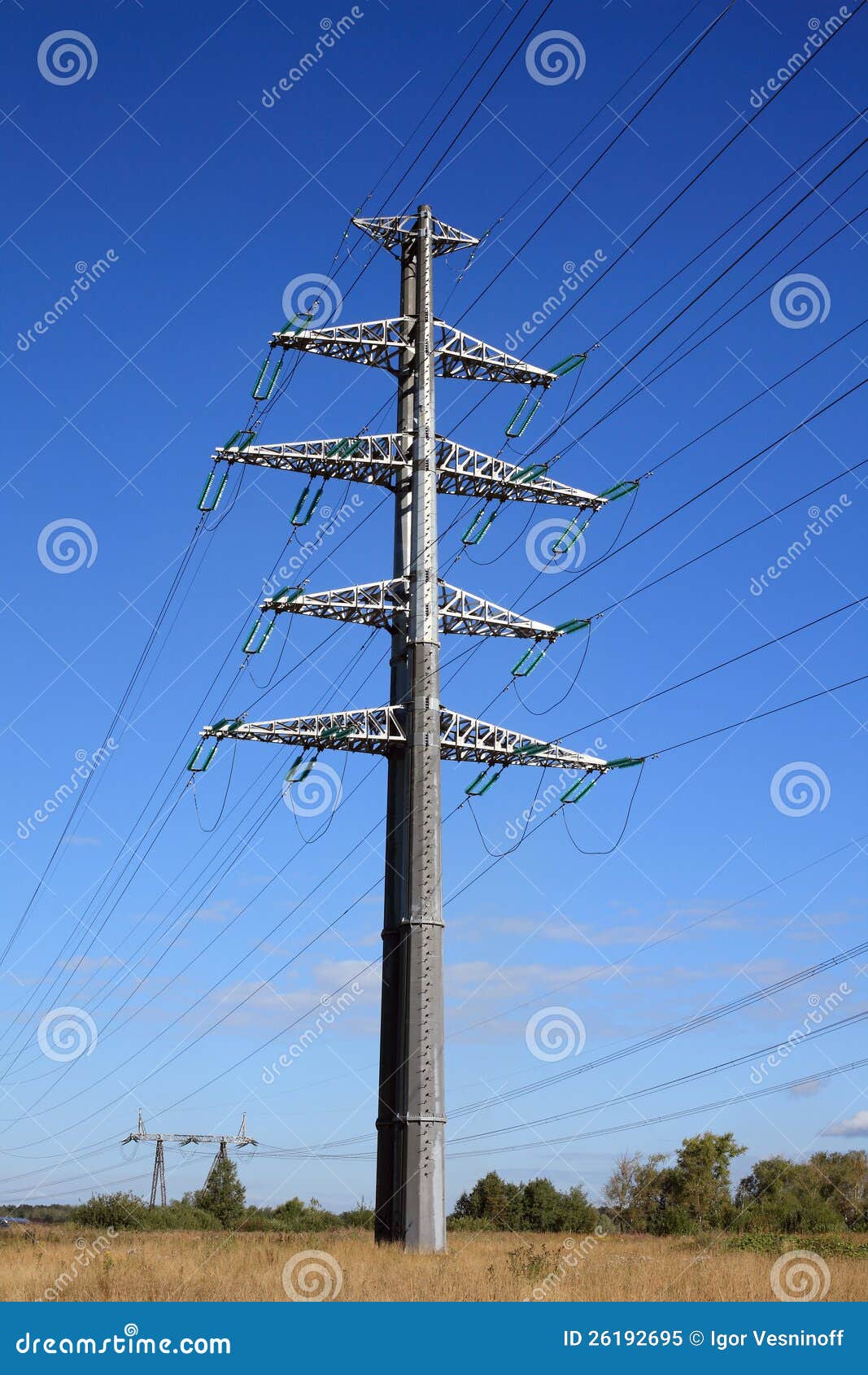 Power line stock image. Image of engineering, equipment - 26192695