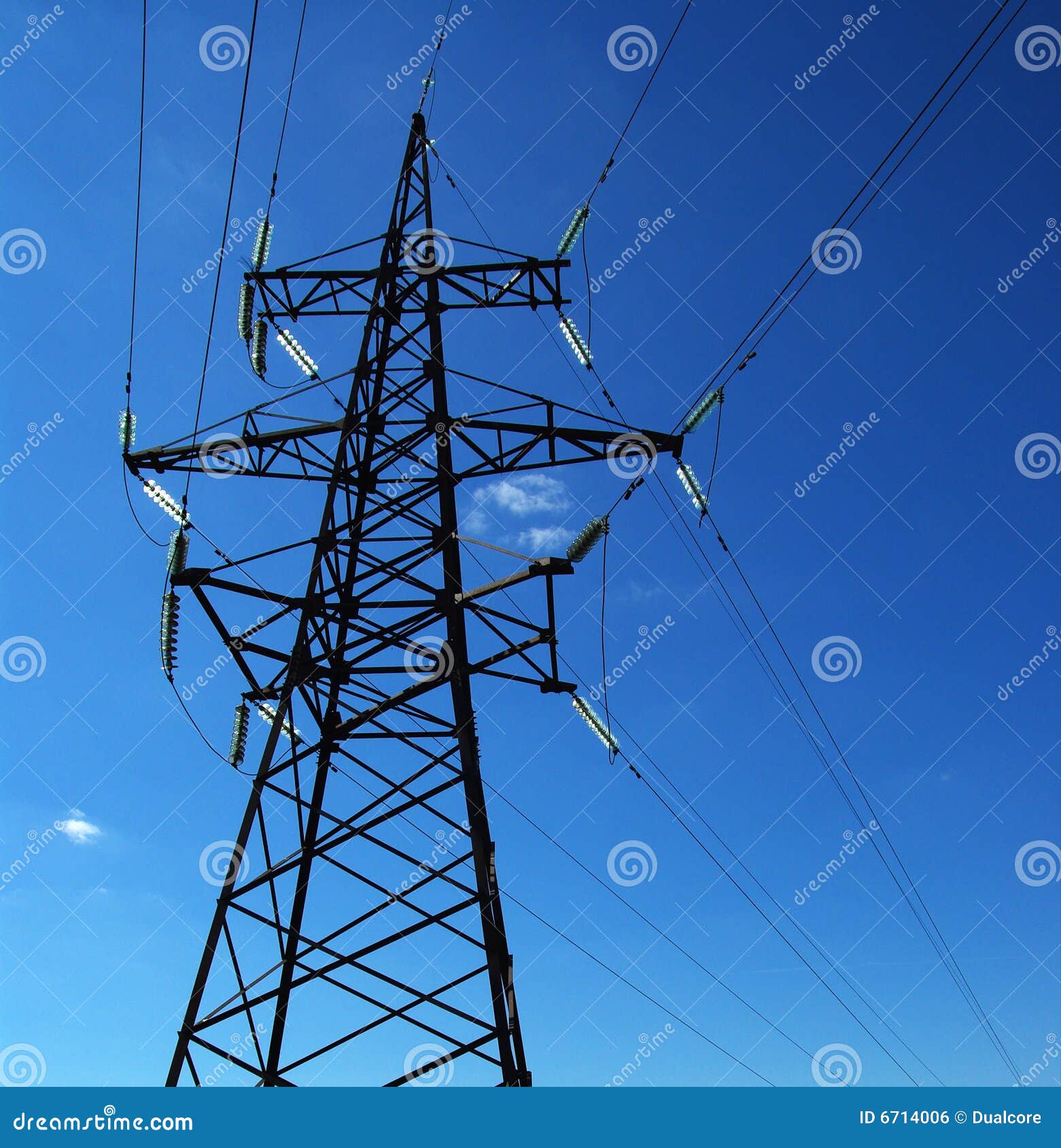 Power line stock photo. Image of industry, power, voltage - 6714006