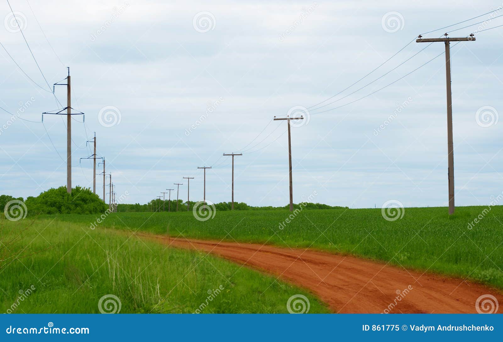 Power line stock image. Image of electrical, power, nature - 861775