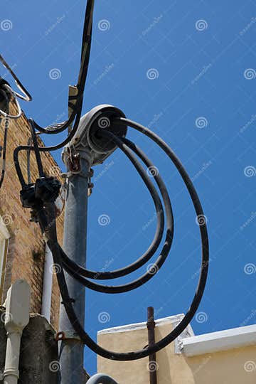 Power Line Conduit stock photo. Image of electric, inlet - 6702070
