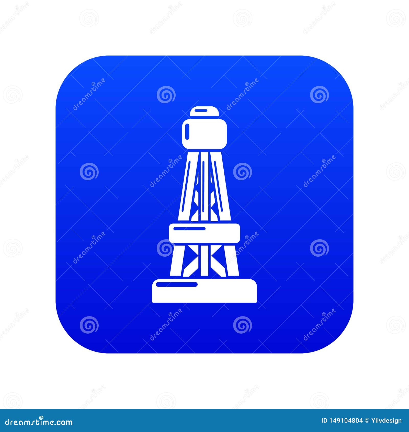 Power Line Icon Blue Vector Stock Vector - Illustration of battery ...