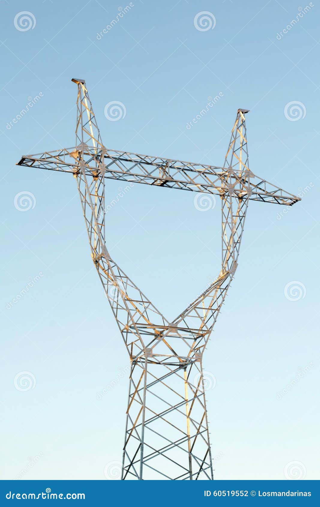 Power line pillar stock photo. Image of engineering, pylon - 60519552