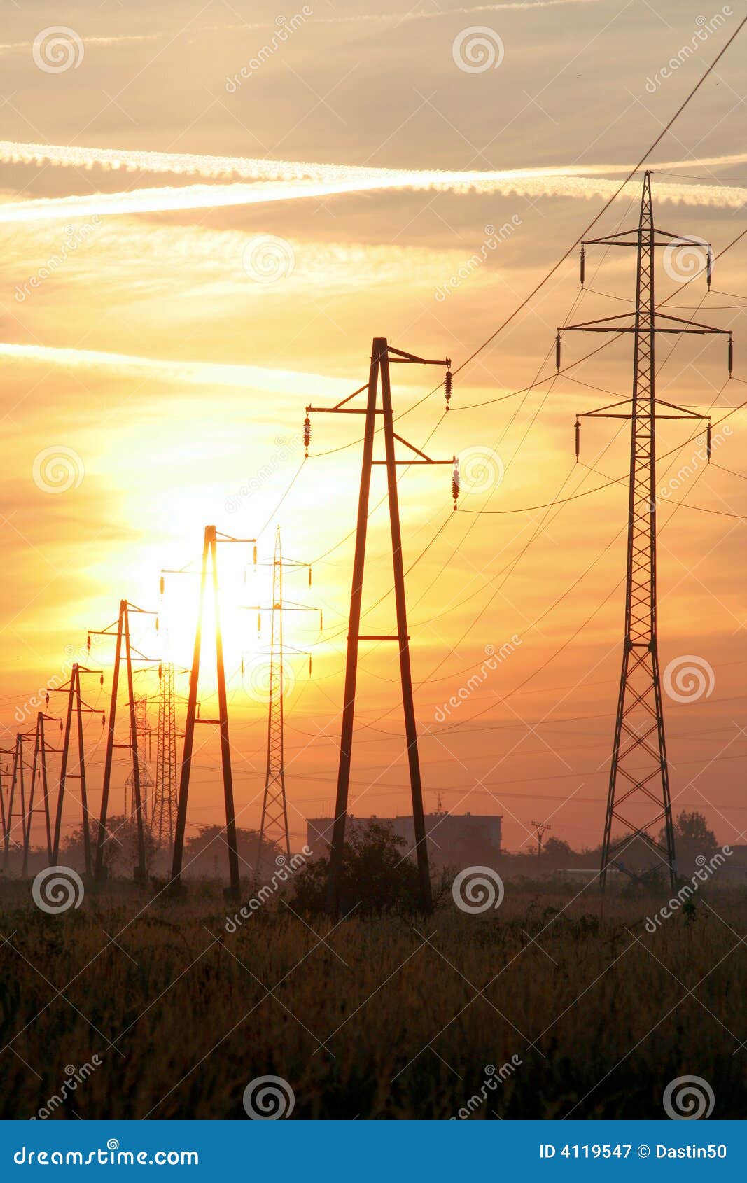 Pylons Leading To Cramond Island Stock Image | CartoonDealer.com #83862007