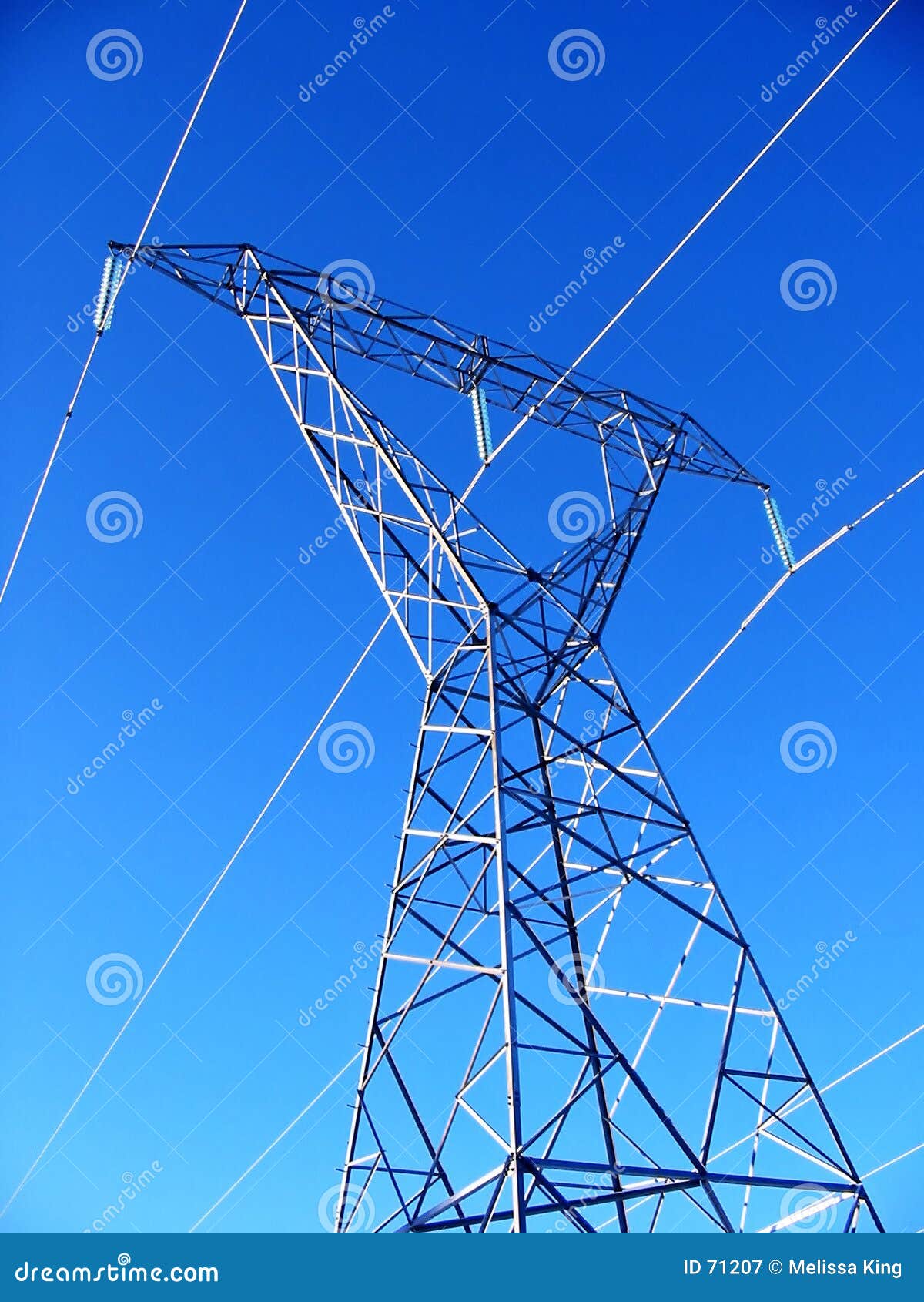 Power line Tower stock image. Image of simple, exposed, abstract - 71207