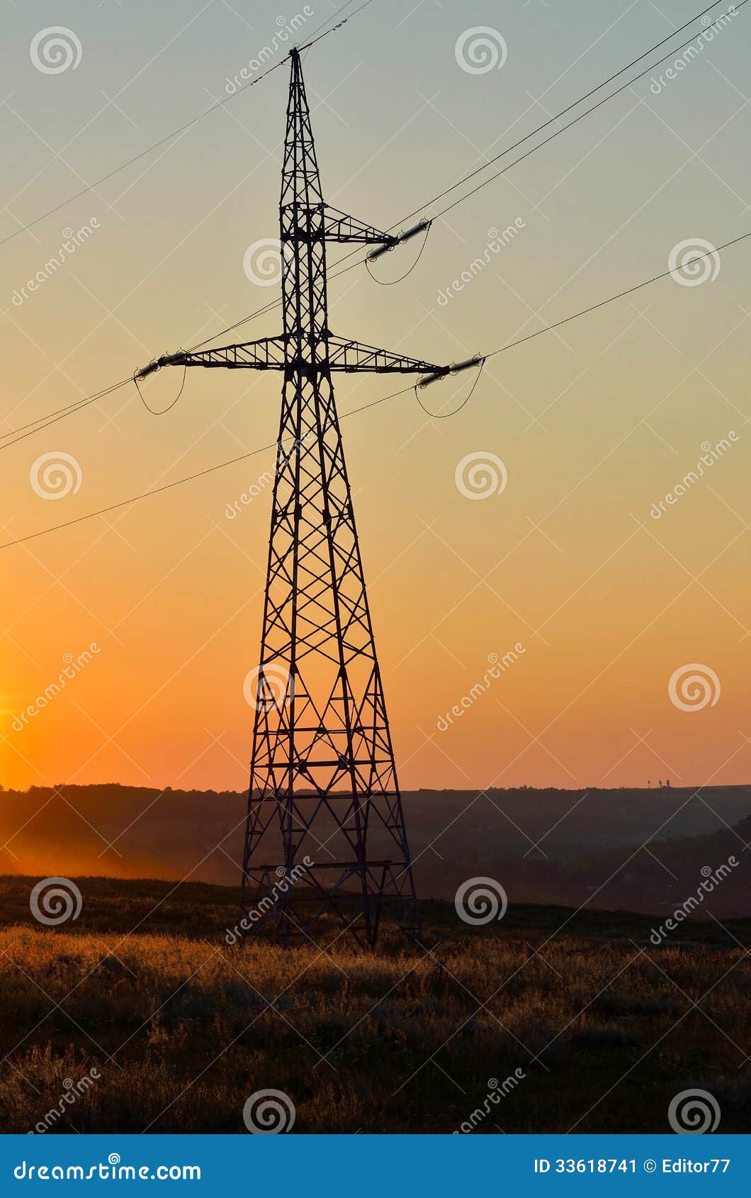Power line tower #4 stock image. Image of risk, power - 33618741