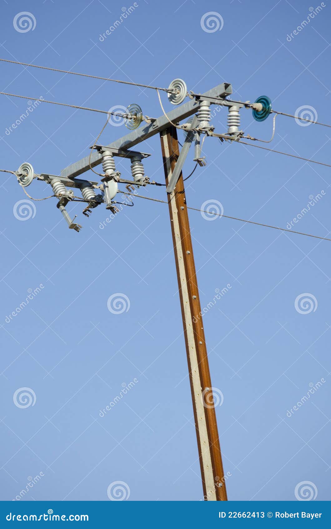 Power Line and Transformer Detail Stock Image - Image of energy ...