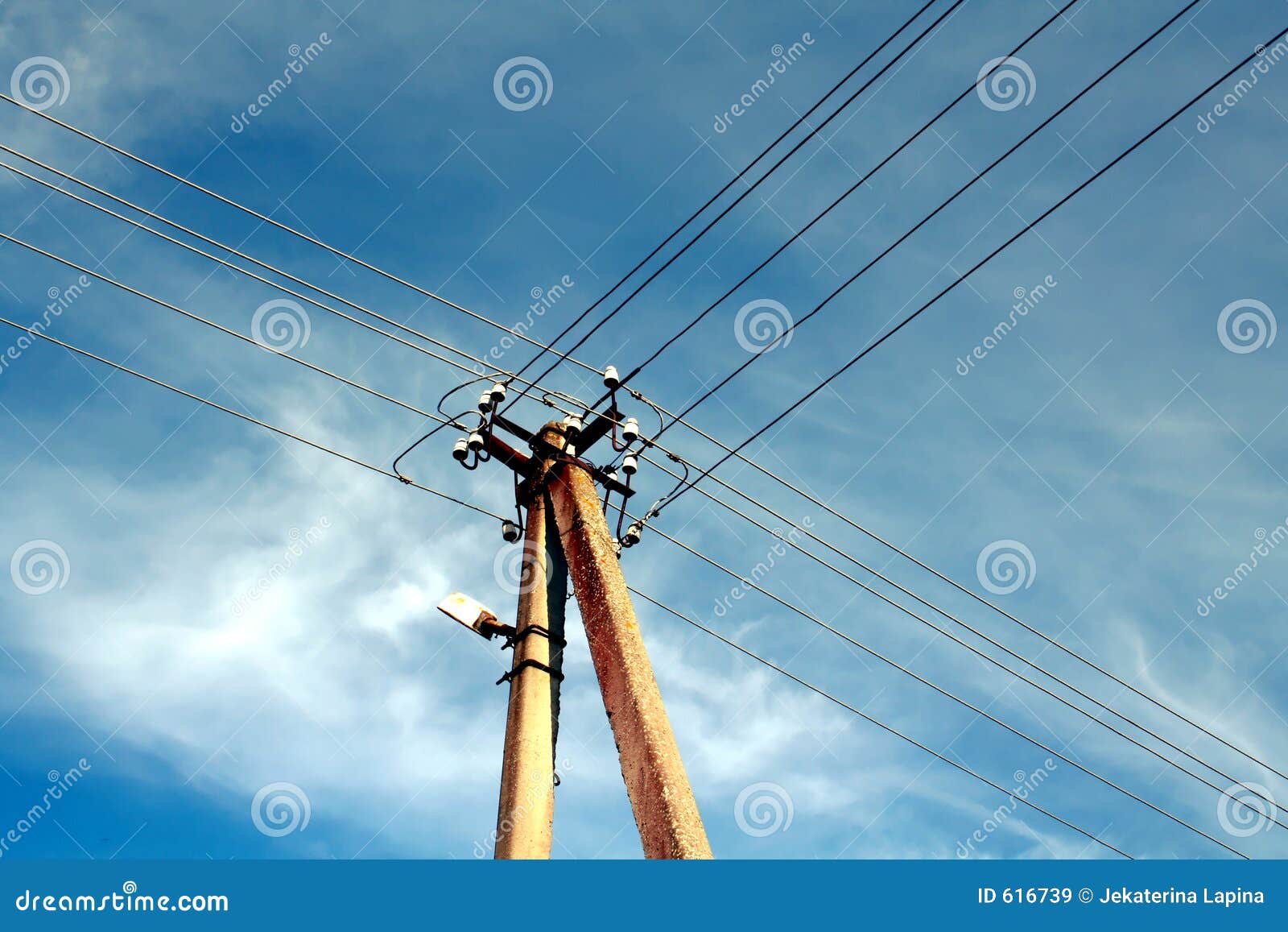 Power lines 1 stock image. Image of electrical, wire, charge - 616739