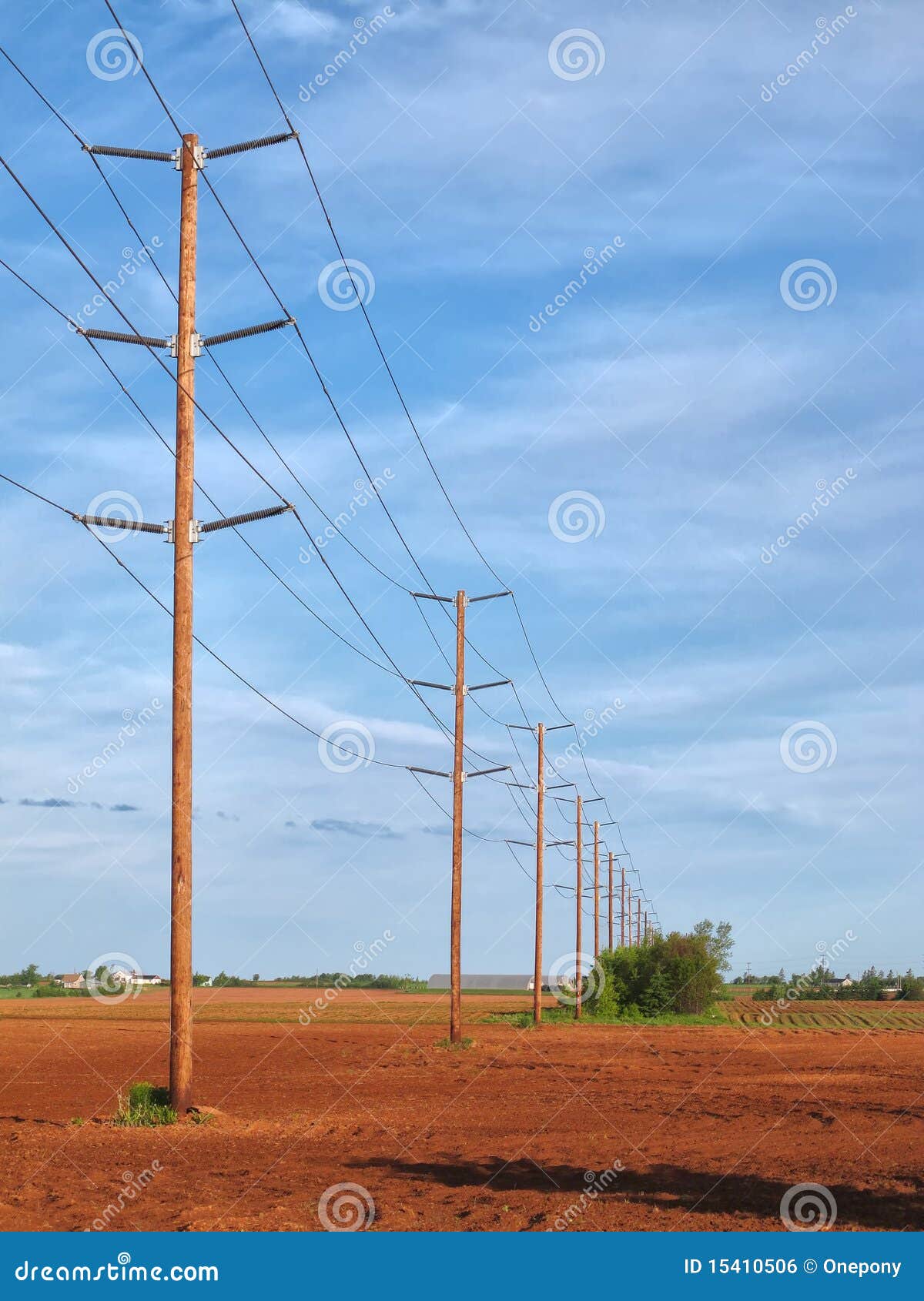 Power Lines stock photo. Image of cable, edward, rural - 15410506