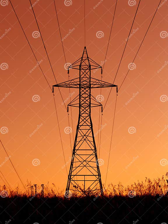Power Lines stock image. Image of distribution, energy - 1803517