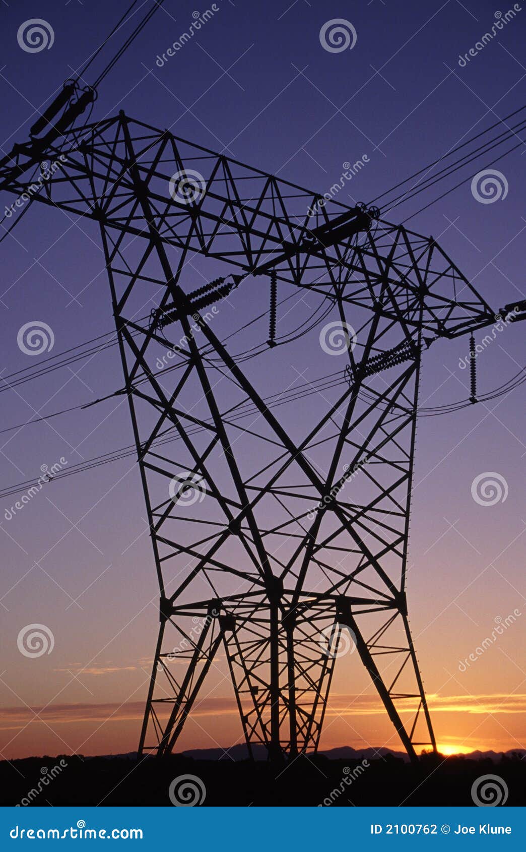 Power lines stock photo. Image of electrical, power, pylons - 2100762