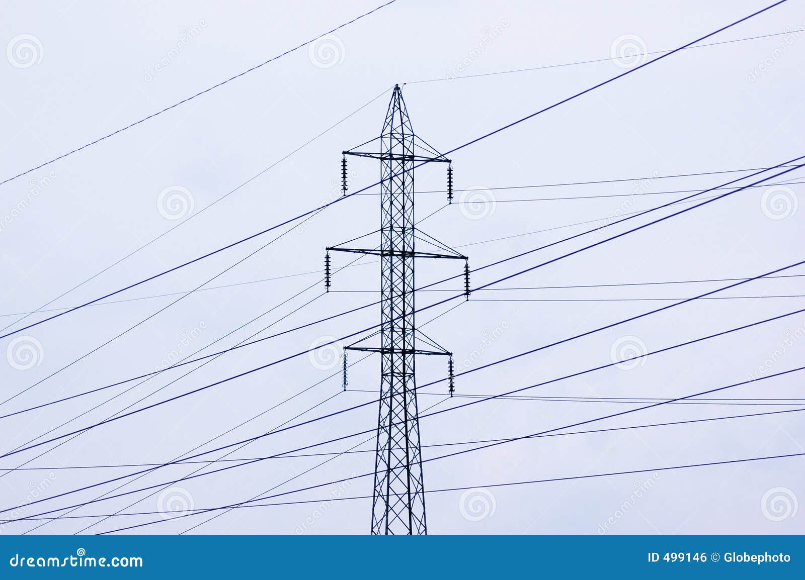 Power lines stock photo. Image of technology, electricity - 499146