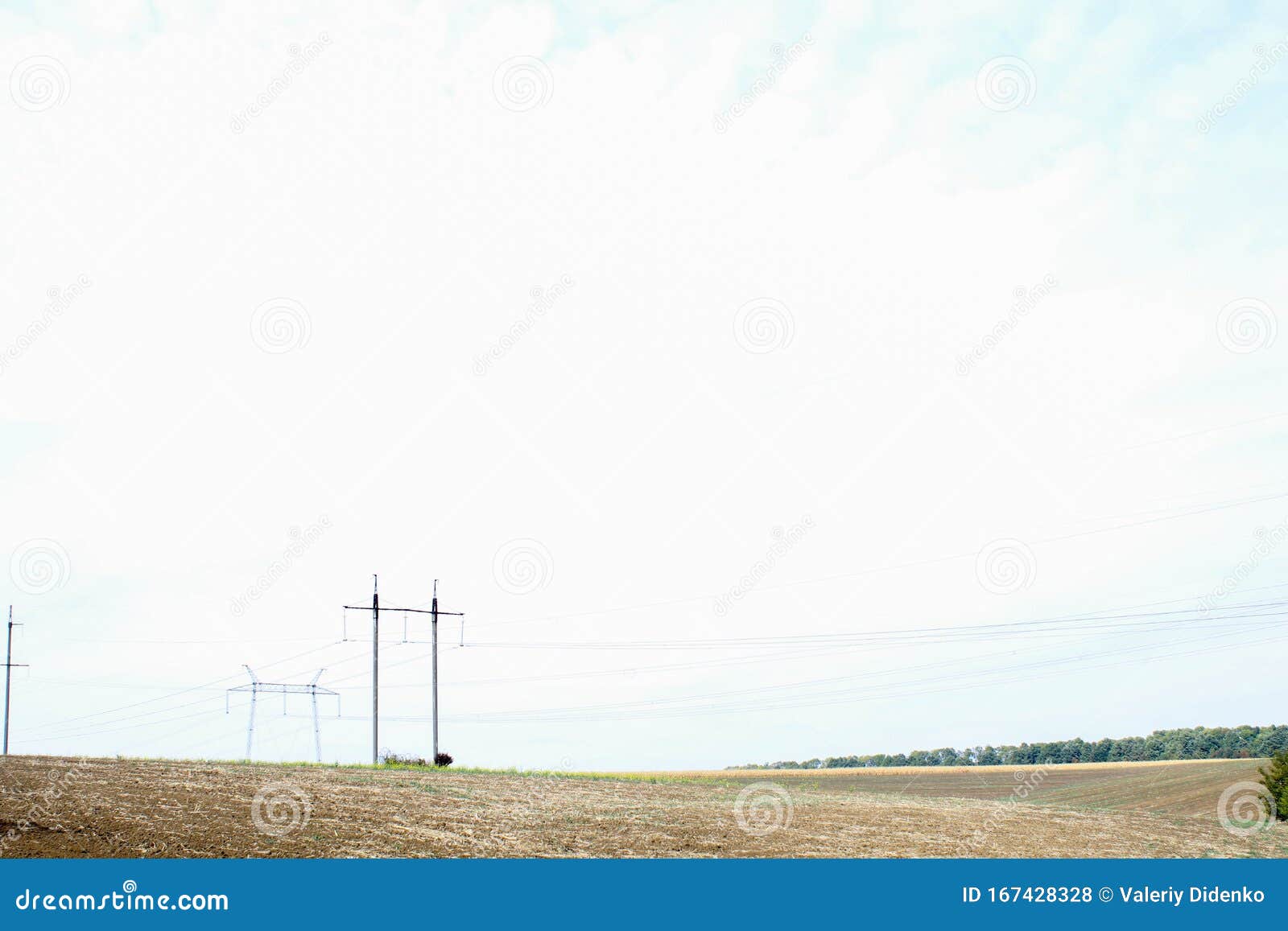 Power lines above stock photo. Image of beautiful, high - 167428328