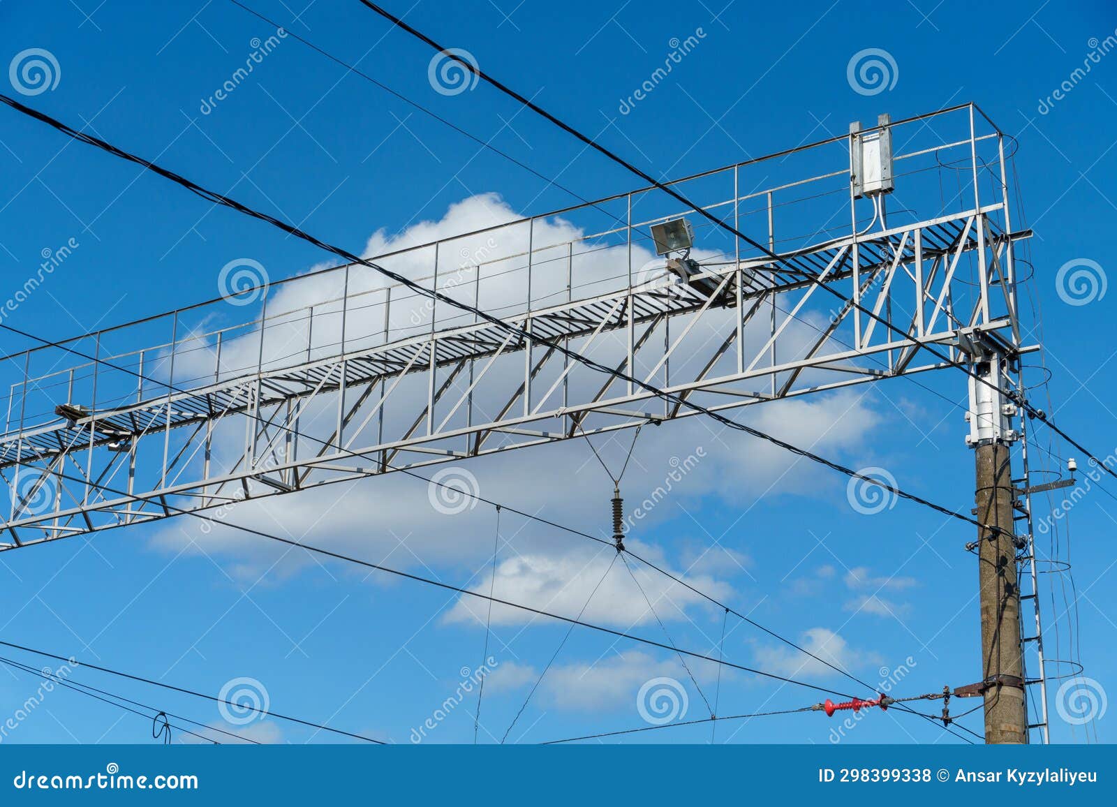 Power Lines Passing through Huge Distances To Transmit Electricity To ...