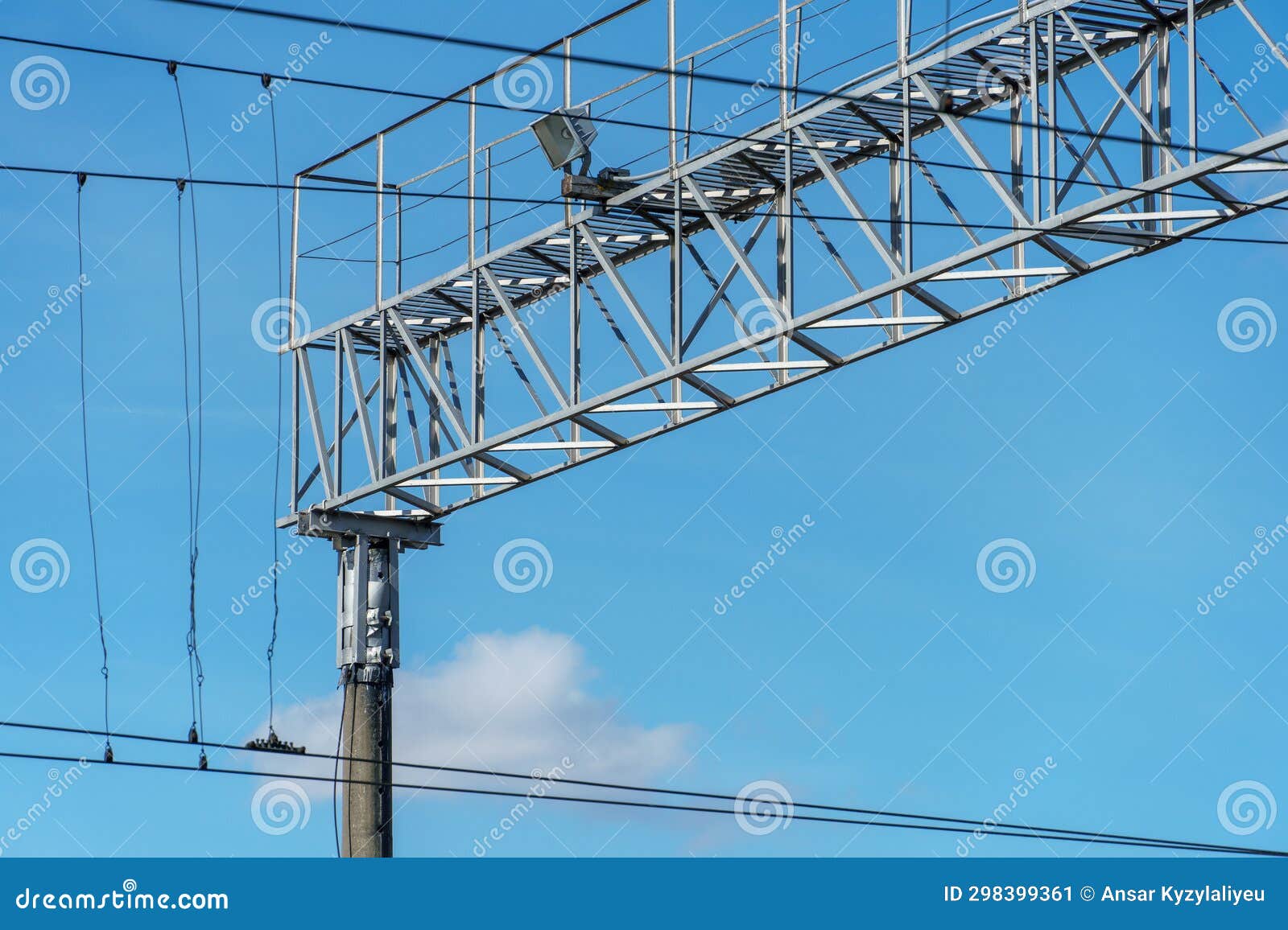 Power Lines Passing through Huge Distances To Transmit Electricity To ...