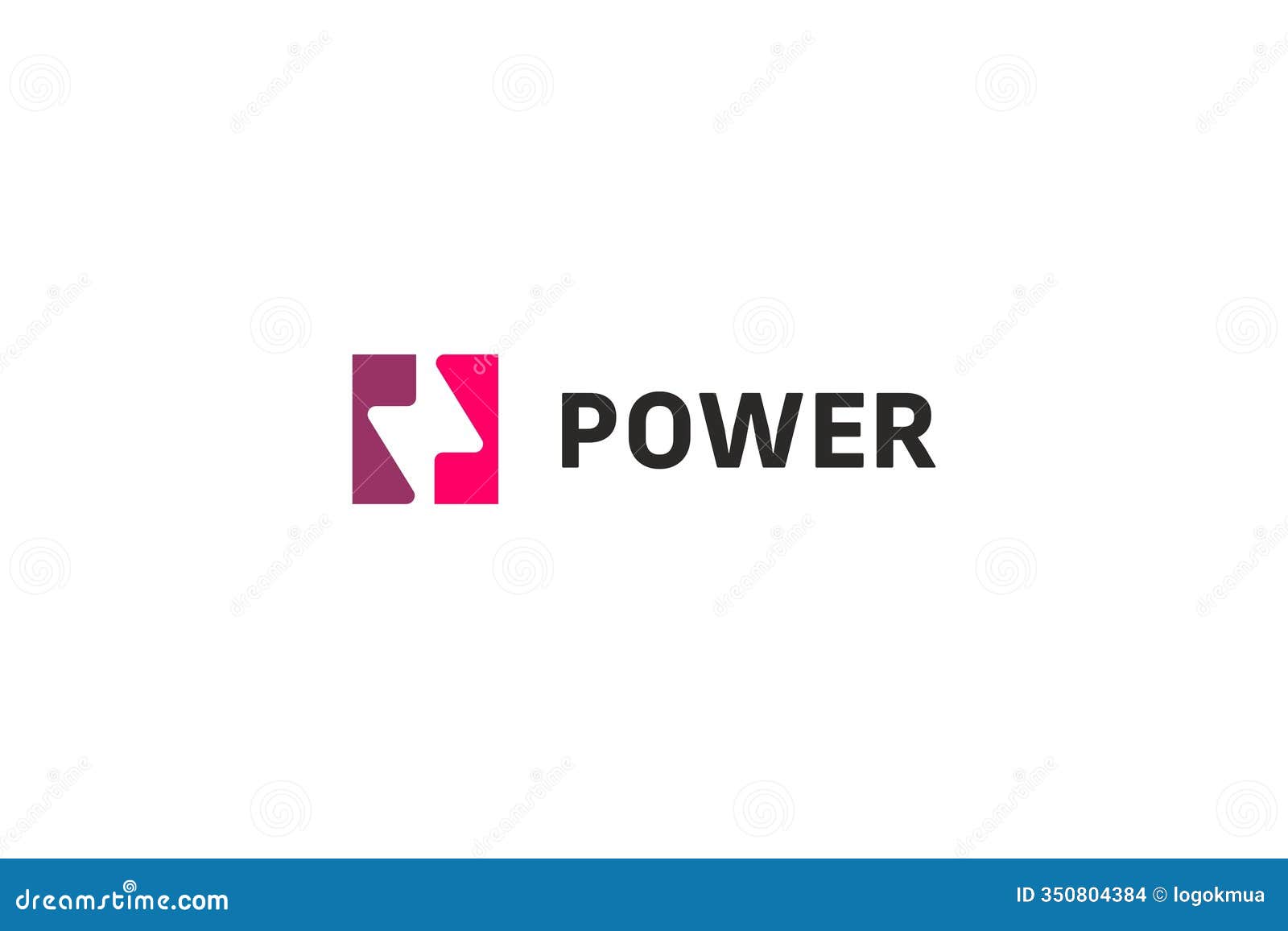Power logo design stock vector. Illustration of vector - 350804384