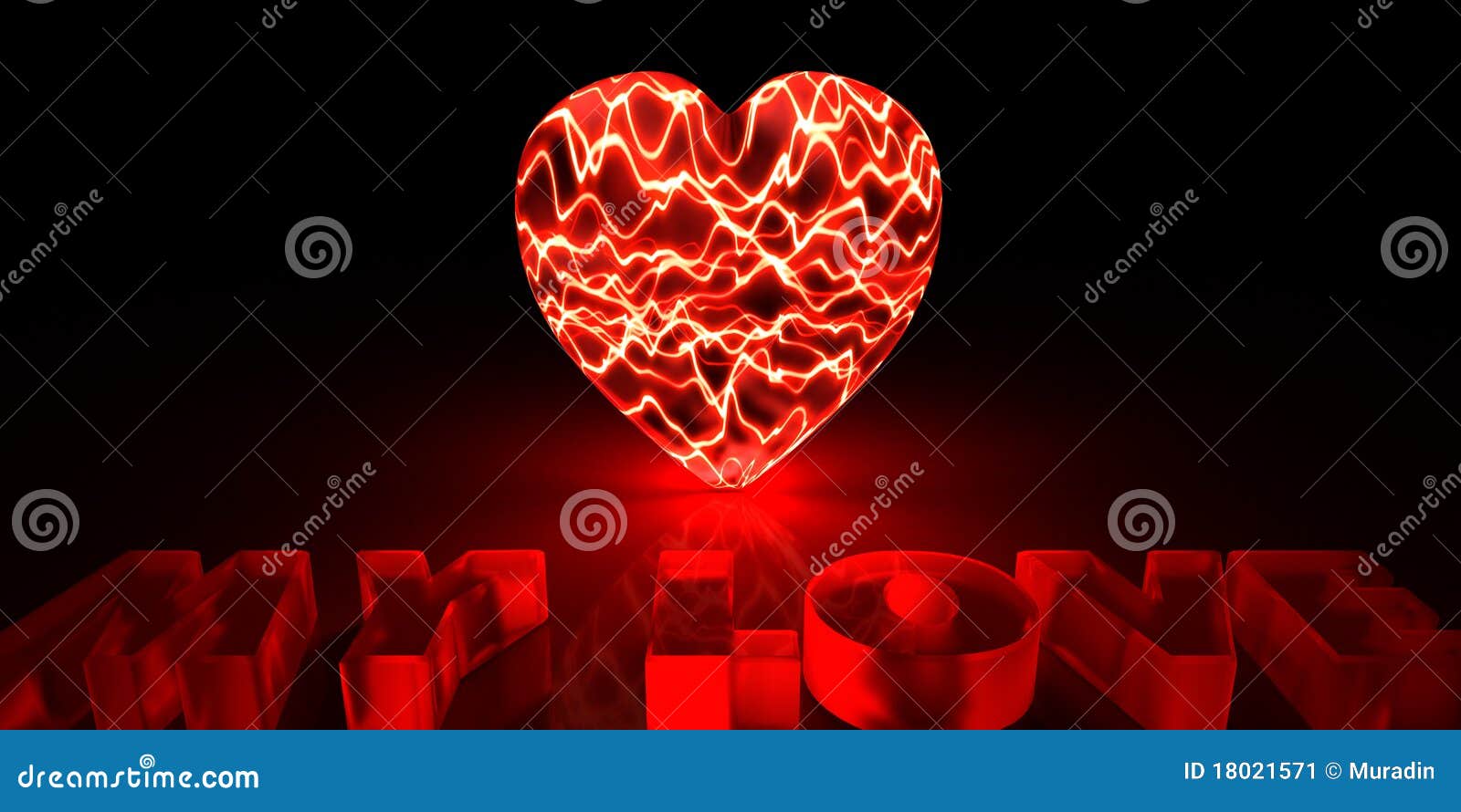 Power of love stock illustration. Illustration of love - 18021571