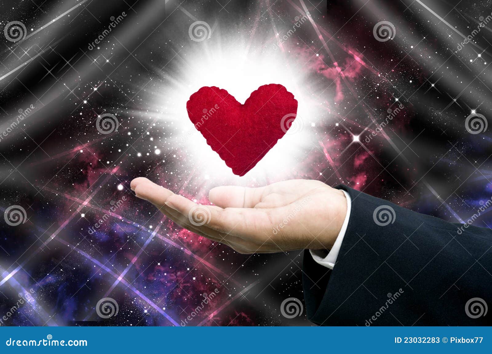 Power of love stock image. Image of heart, beautiful - 23032283