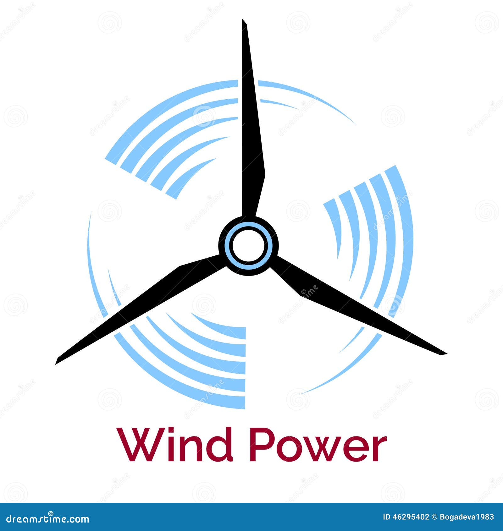 Power Making Wind Turbine Company Logo Stock Vector - Illustration of ...