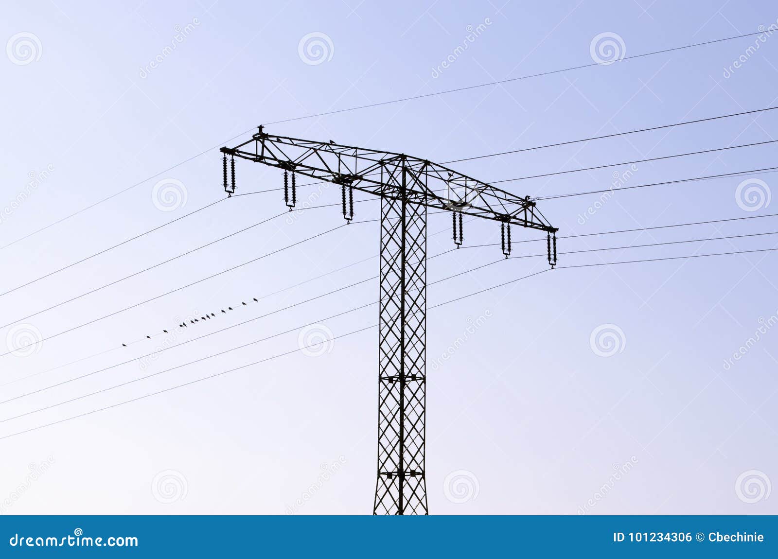Power mast stock photo. Image of country, station, electricity - 101234306