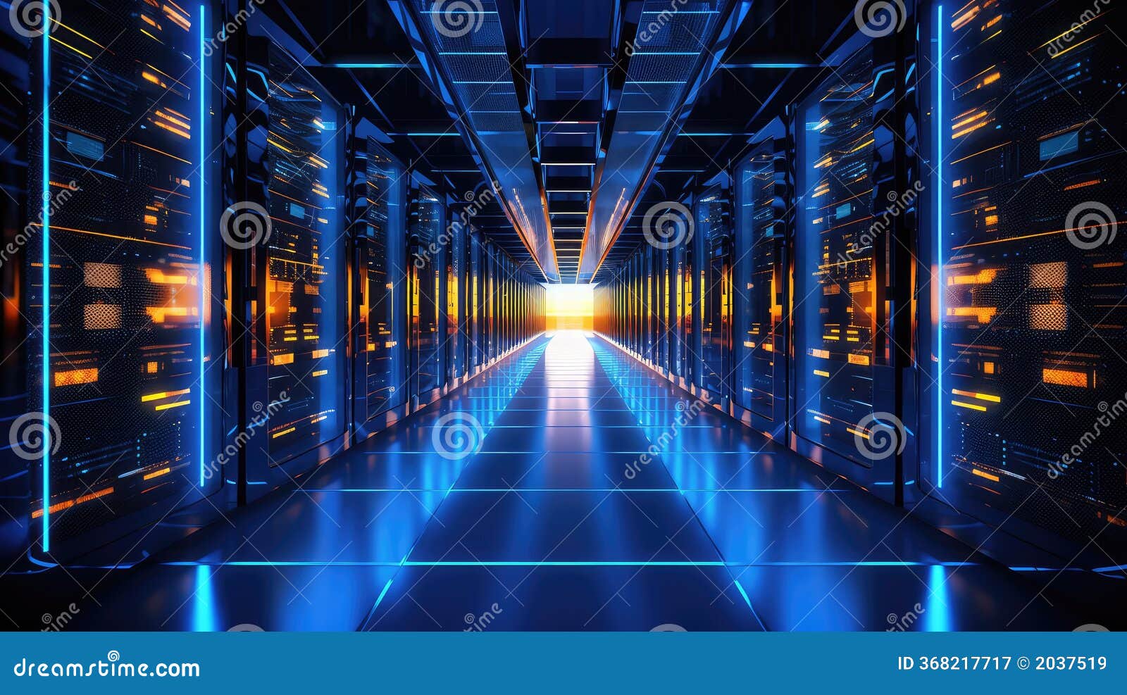 Infrastructure Modularity Blue Gradient Concept Icon Cartoon Vector ...