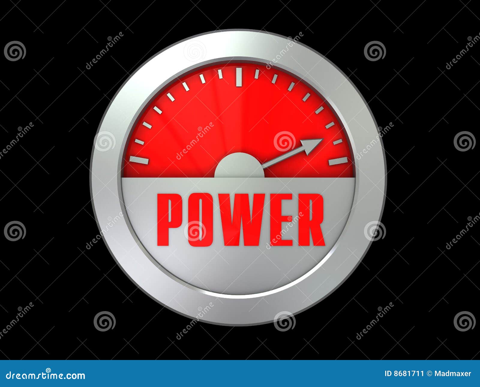 Power meter stock illustration. Illustration of steam - 8681711