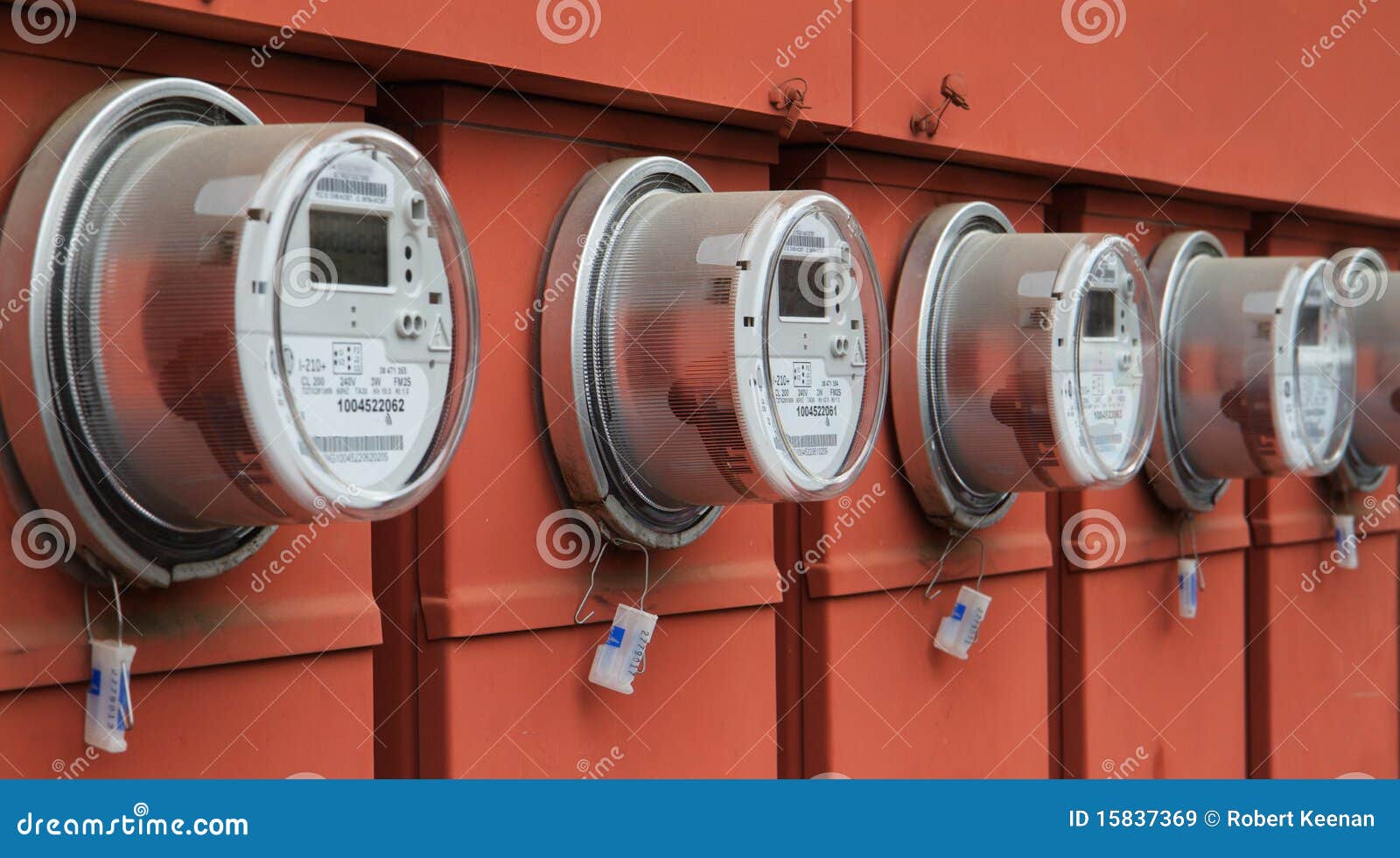 Power meters stock image. Image of meter, control, industry - 15837369