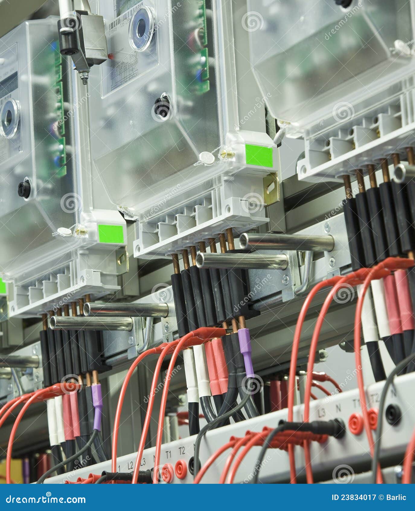 Power meters stock image. Image of utility, electricity - 23834017