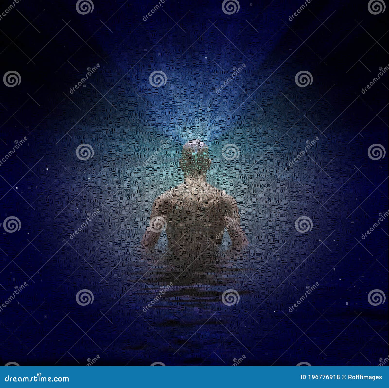 The power of mind stock illustration. Illustration of contemporary ...