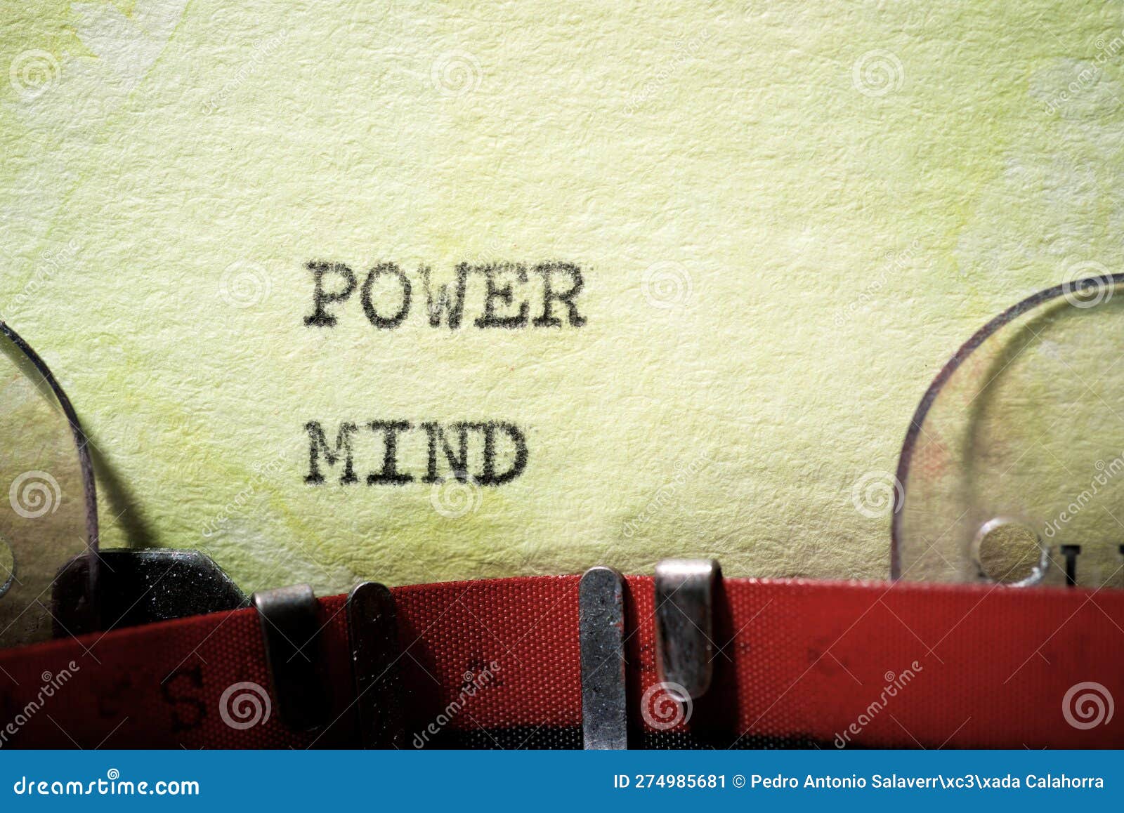 Power mind text stock image. Image of written, increase - 274985681
