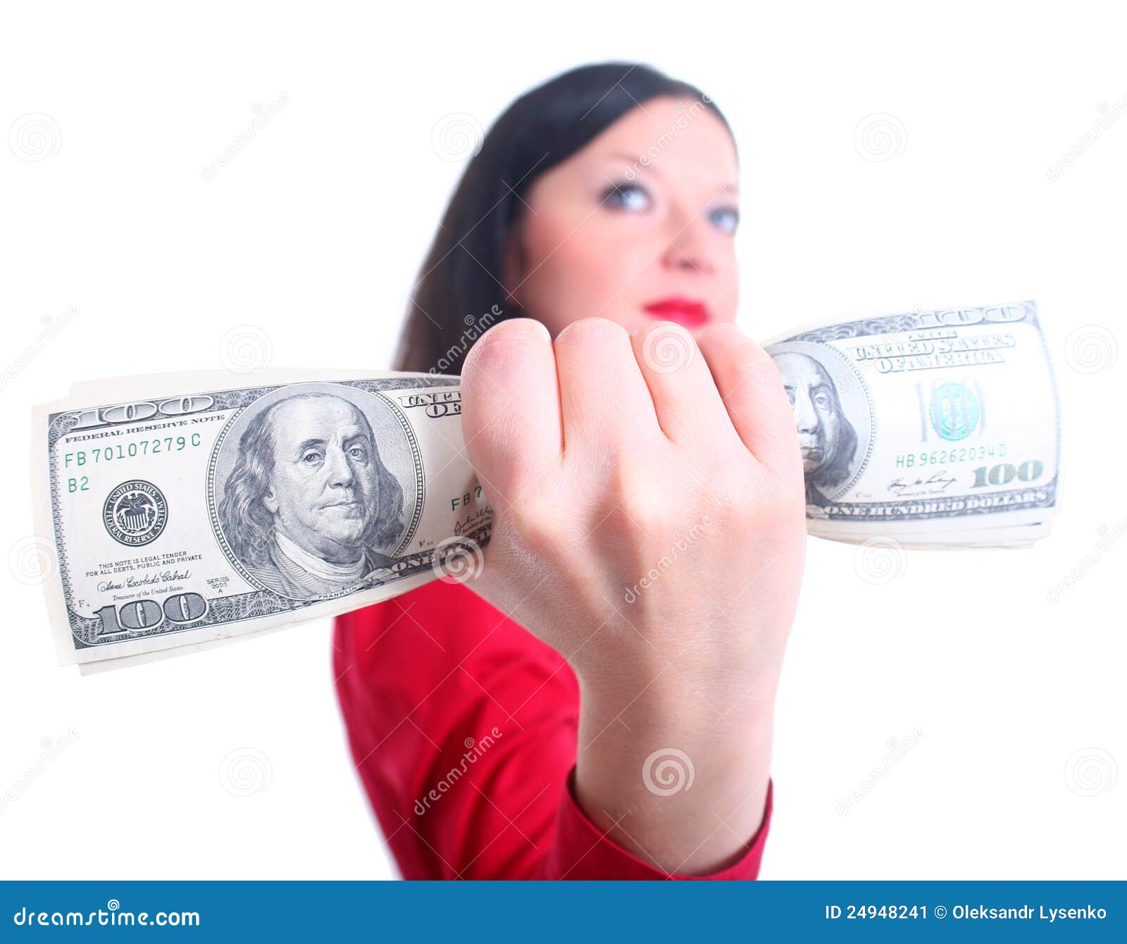The power of money stock image. Image of assistant, office - 24948241
