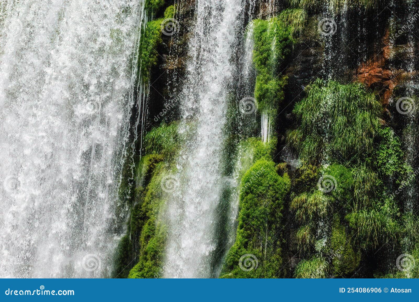 Power of Mother Nature Demonstrated by a Waterfall Stock Photo - Image ...