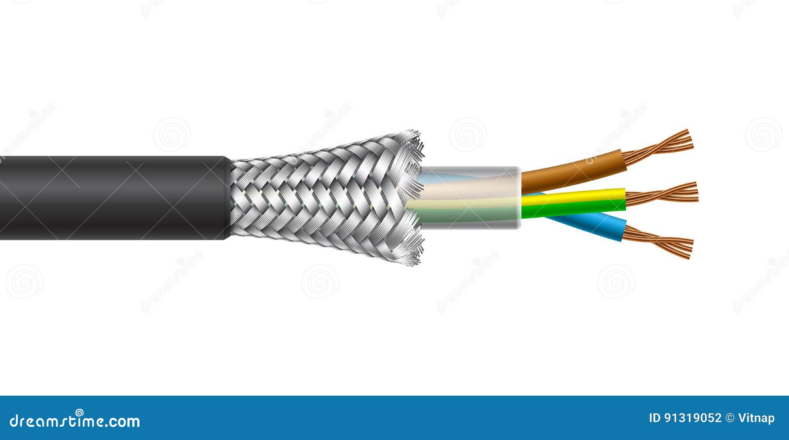 Cable Grounding Cartoon Vector | CartoonDealer.com #44519915