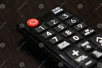 Power Off Button Switch of a Remote Controller Stock Photo - Image of ...