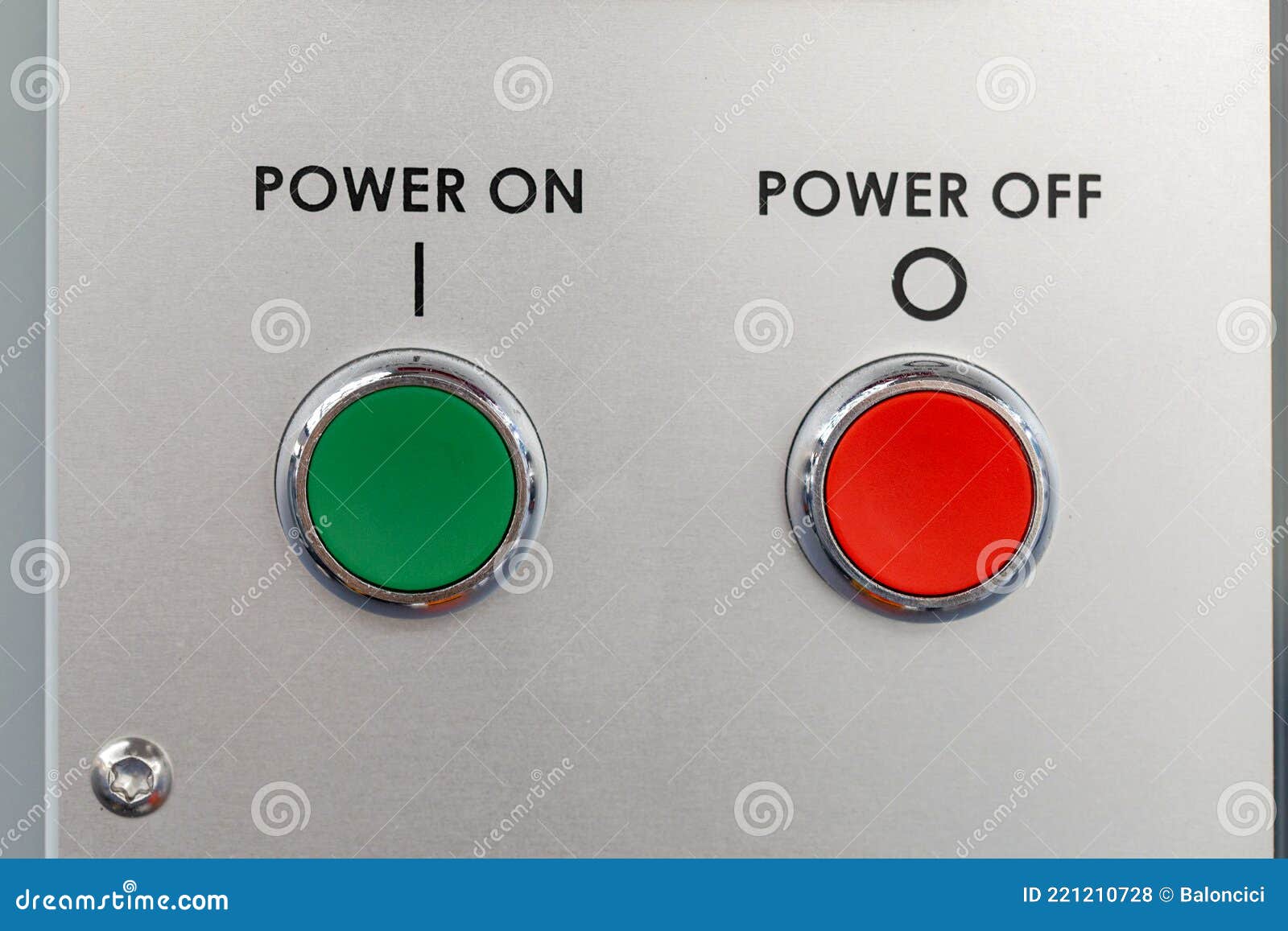 Power on Off stock photo. Image of power, machinery - 221210728