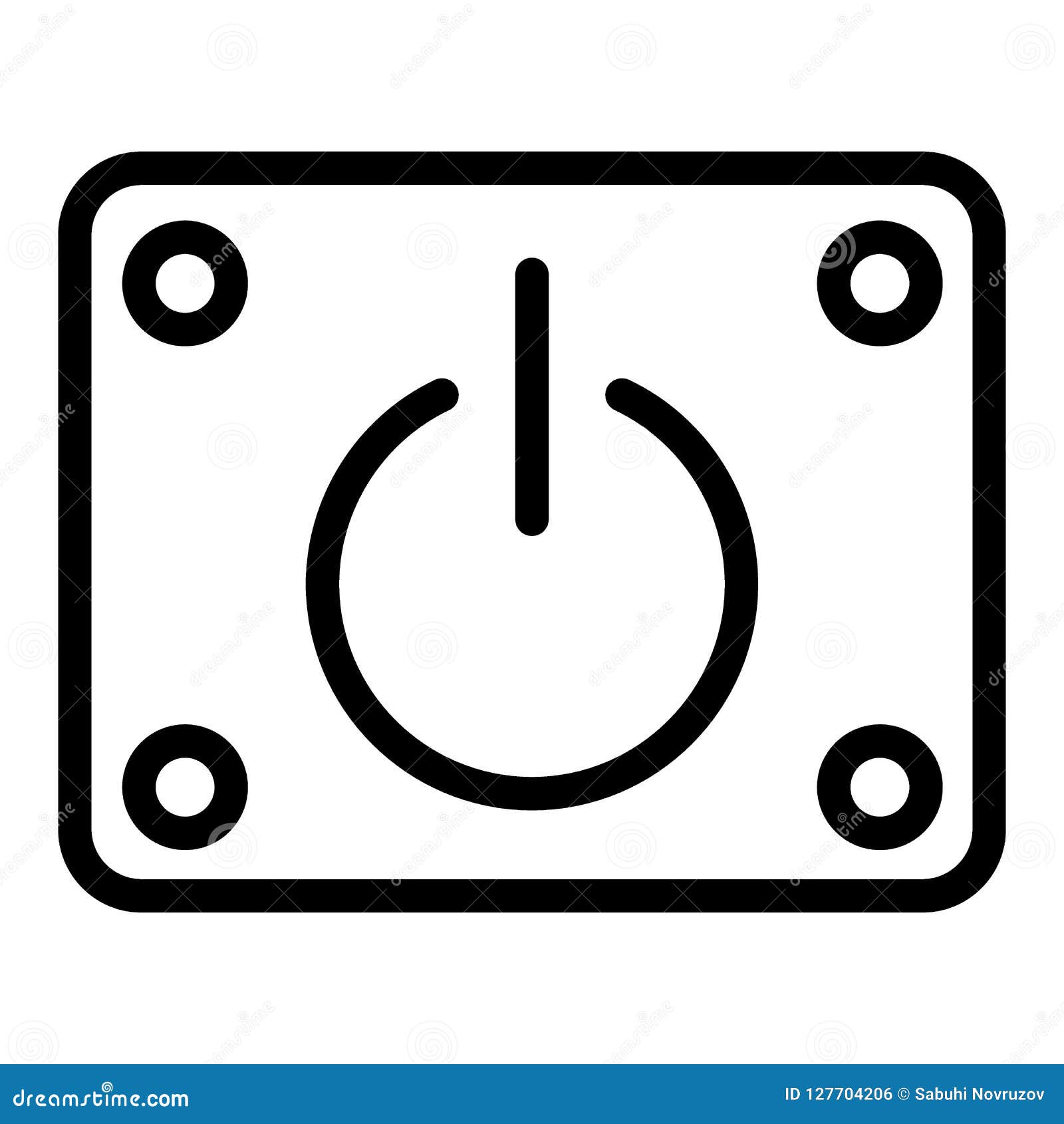 The White Start Button Royalty-Free Illustration | CartoonDealer.com ...
