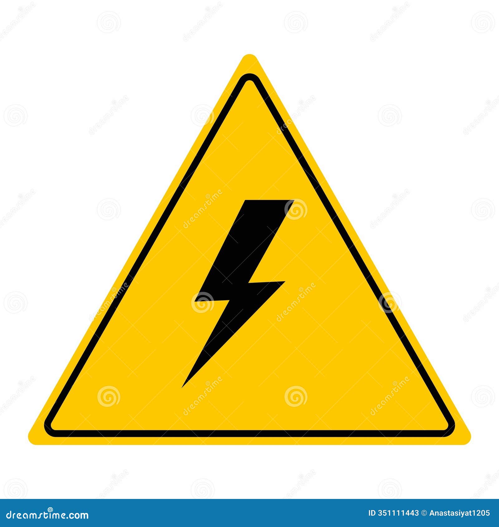 Power Outage Warning Sign Vector Stock Illustration - Illustration of ...