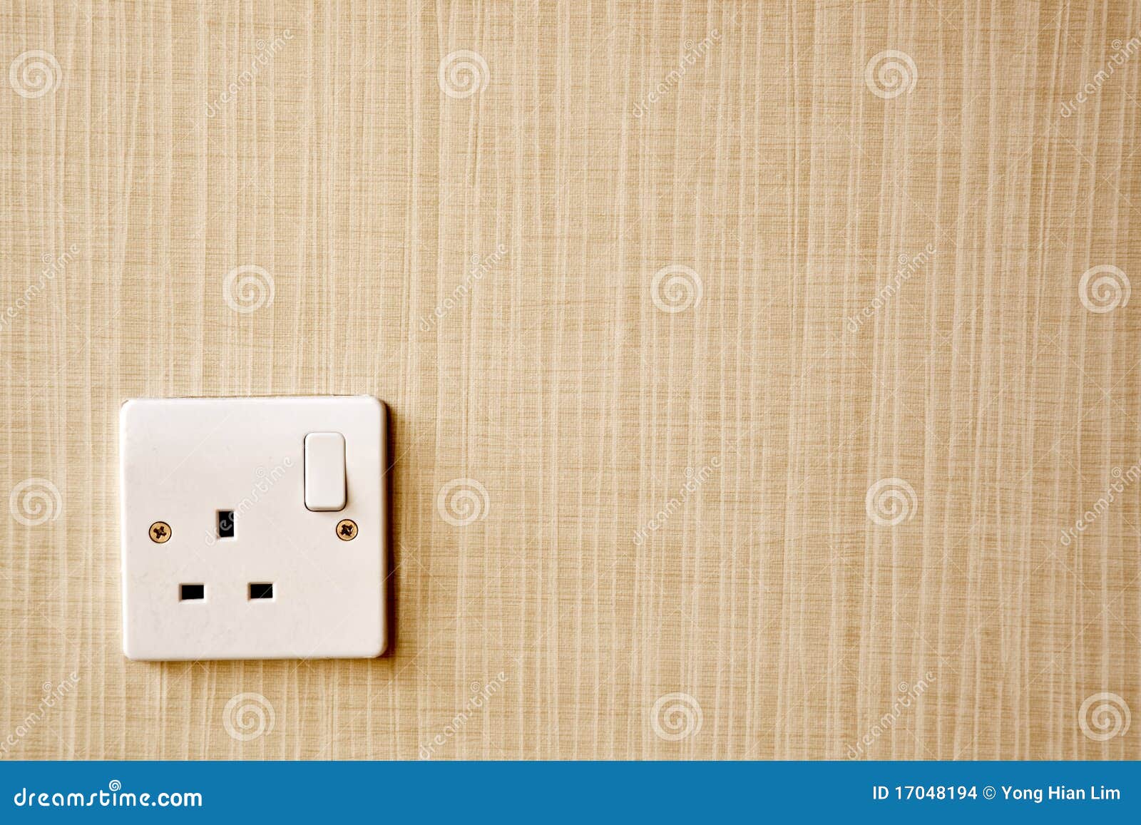 Power Outlet at the Corner of a Wall Stock Photo - Image of electricity ...